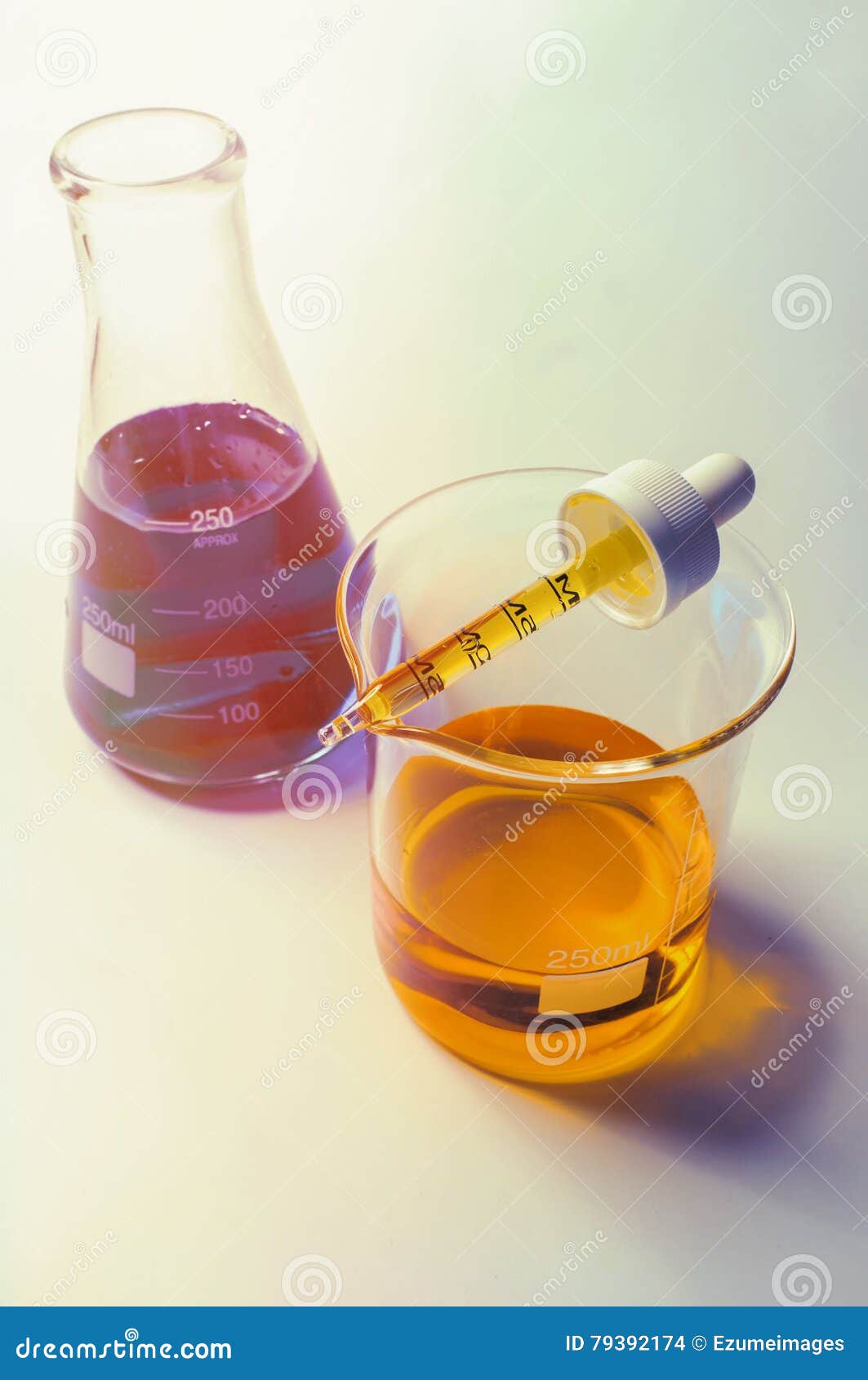 Science Beaker Experiment stock photo. Image of elastic - 79392174