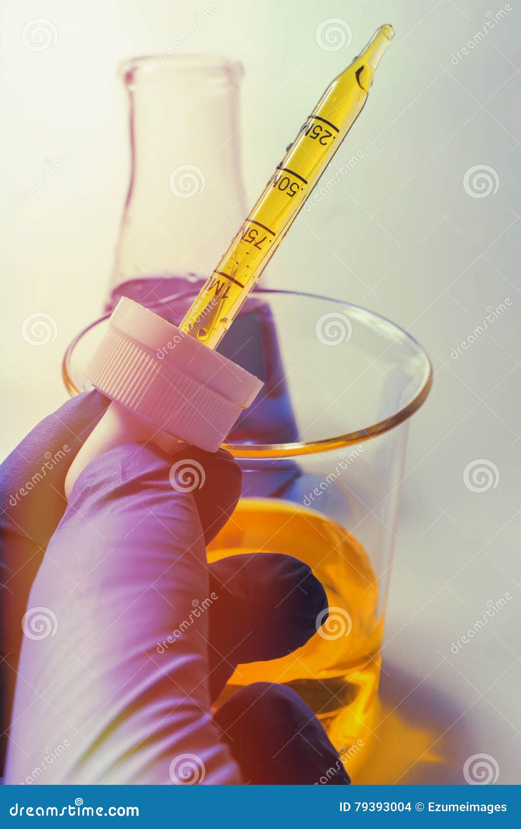 Science Beaker Experiment stock photo. Image of latex - 79393004