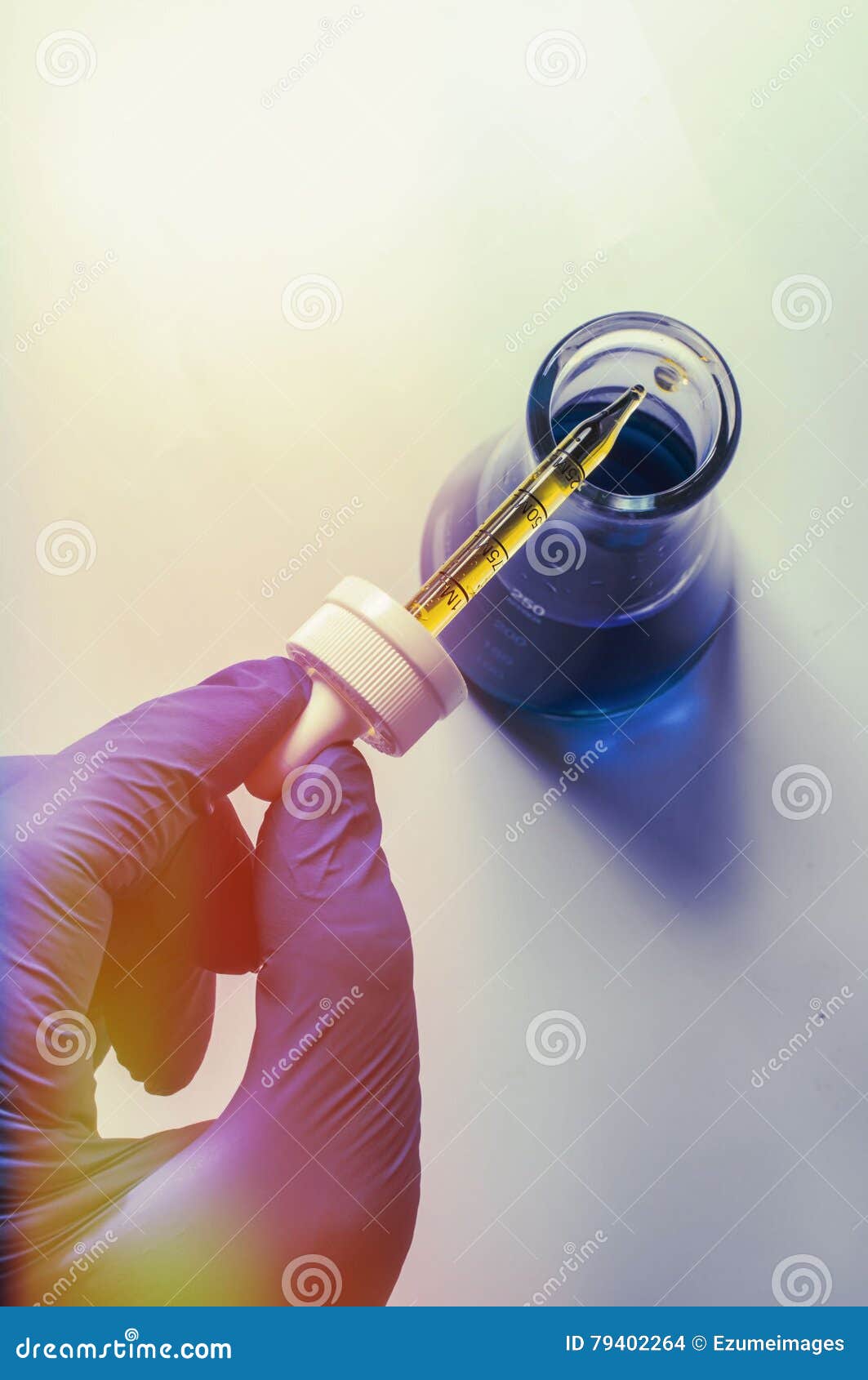 Science Beaker Experiment stock photo. Image of elastic - 79402264