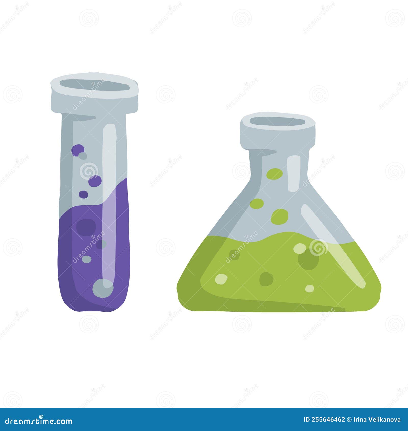 Science Beakers for Halloween and Horror Movie Stock Vector ...