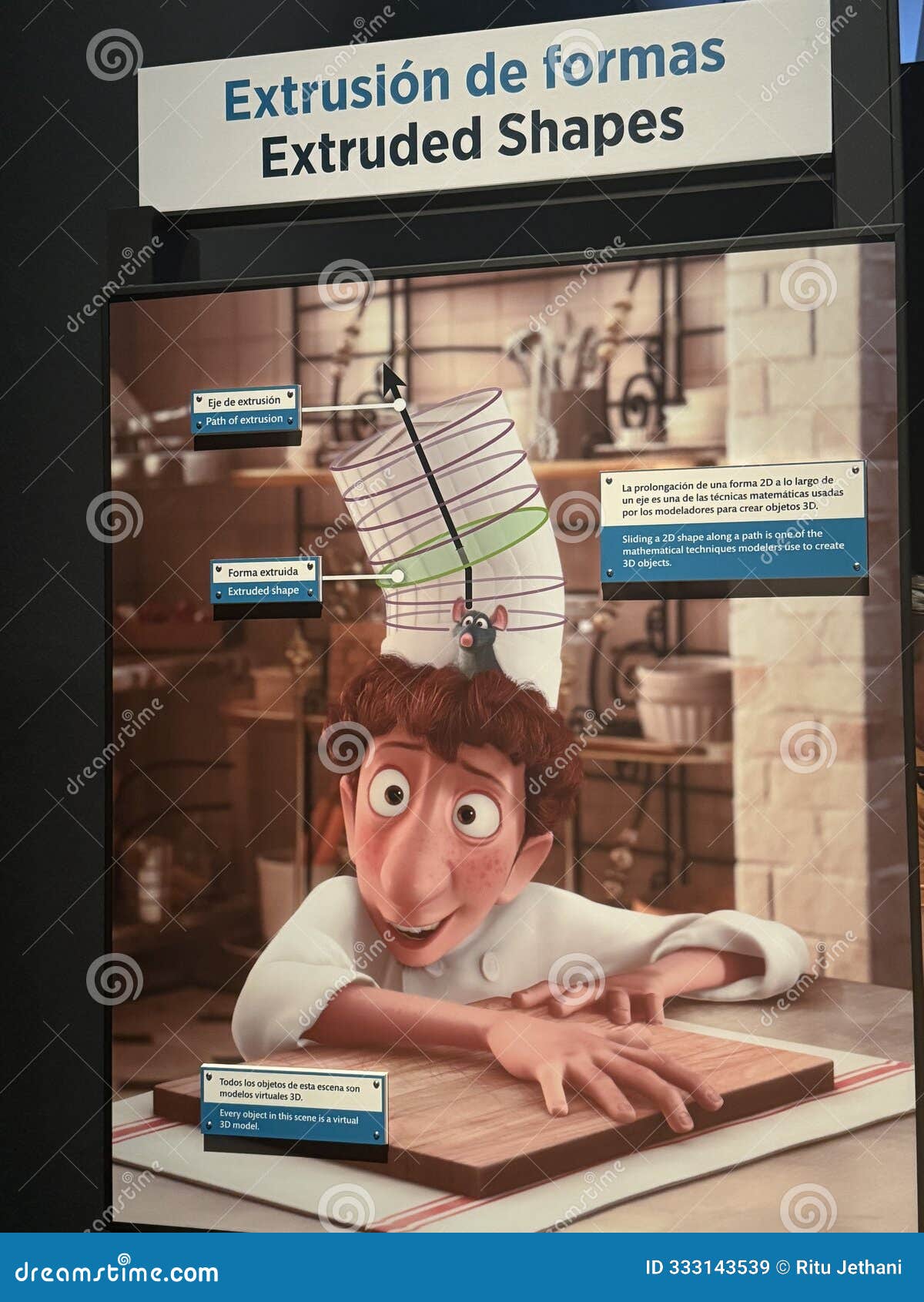 The Science Behind Pixar Exhibit at the CaixaForum, in Madrid, Spain ...