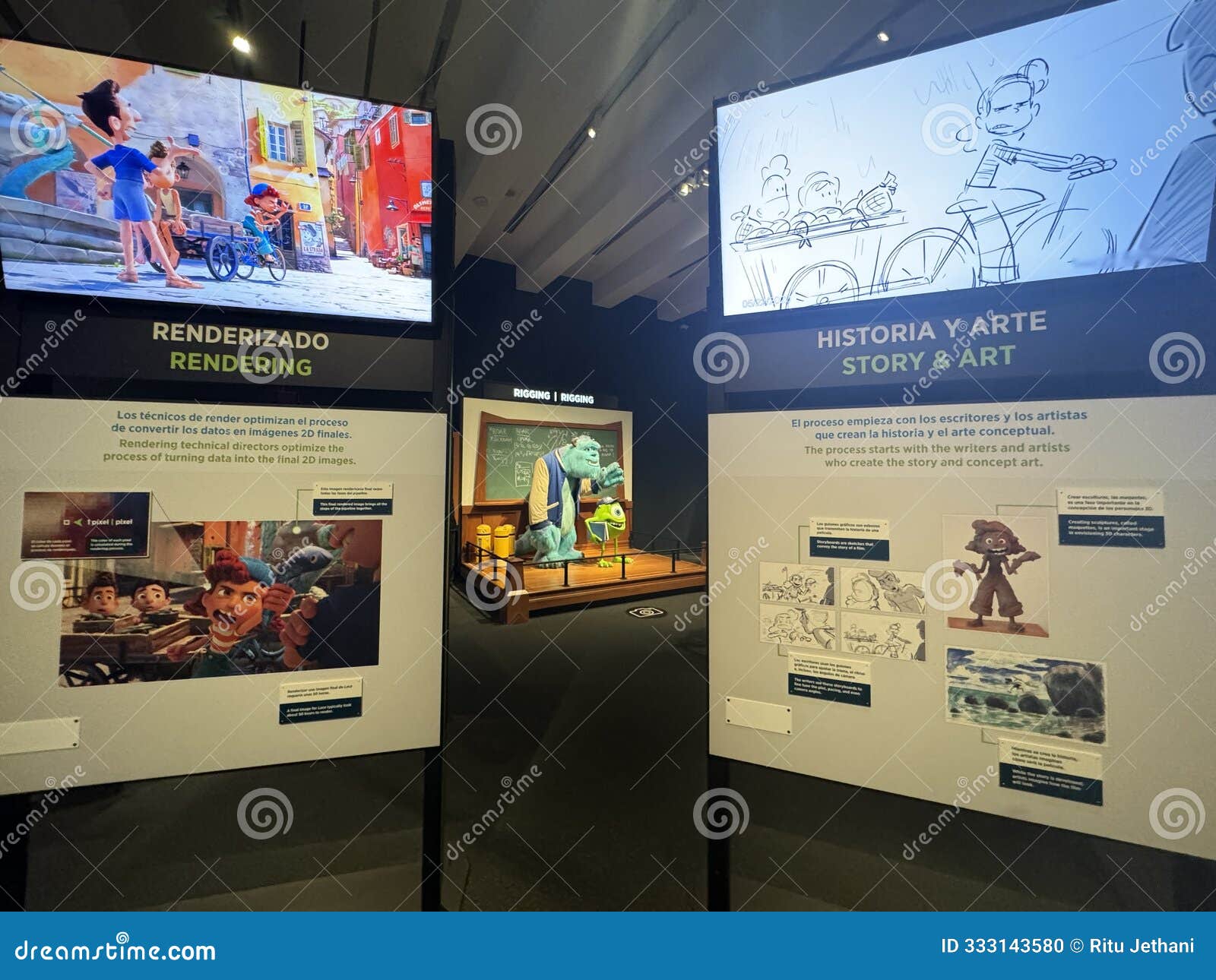 The Science Behind Pixar Exhibit at the CaixaForum, in Madrid, Spain ...