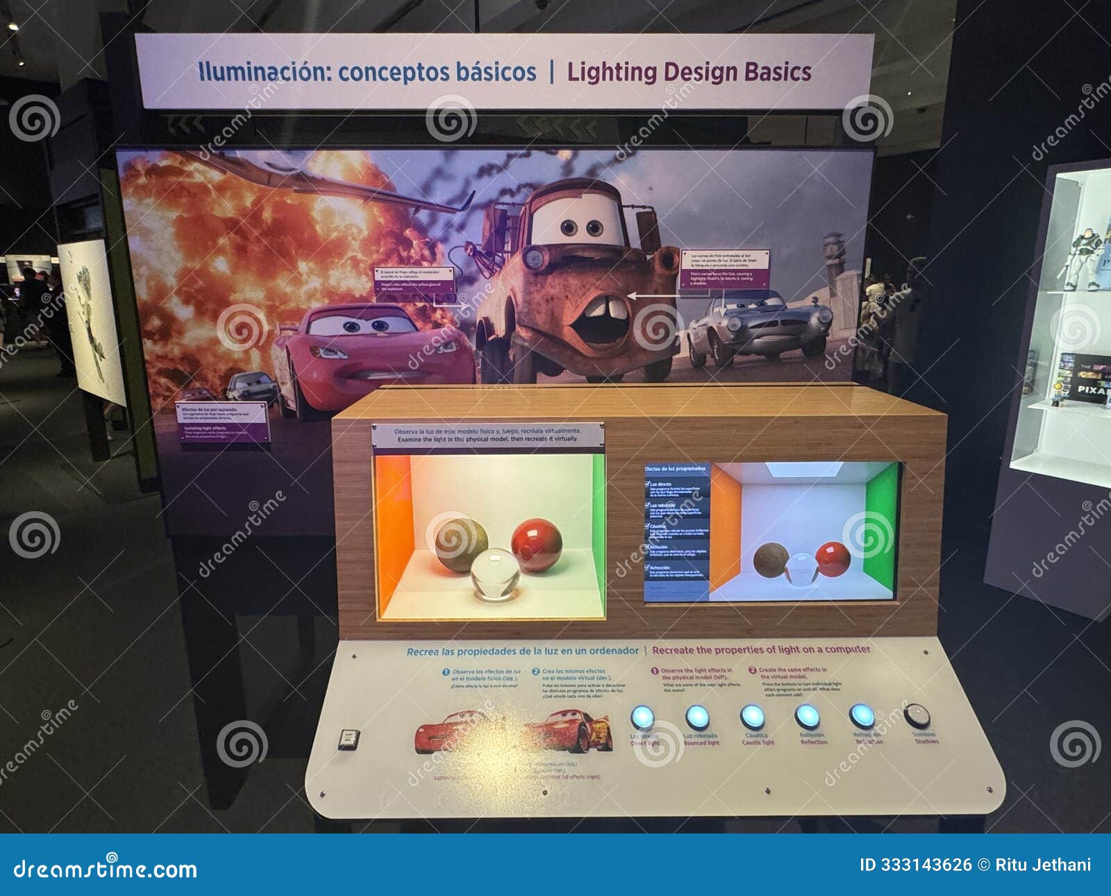 The Science Behind Pixar Exhibit at the CaixaForum, in Madrid, Spain ...