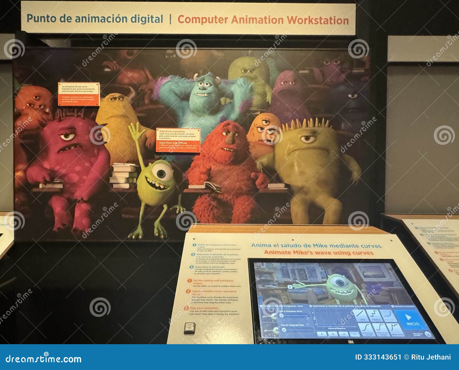 The Science Behind Pixar Exhibit at the CaixaForum, in Madrid, Spain ...