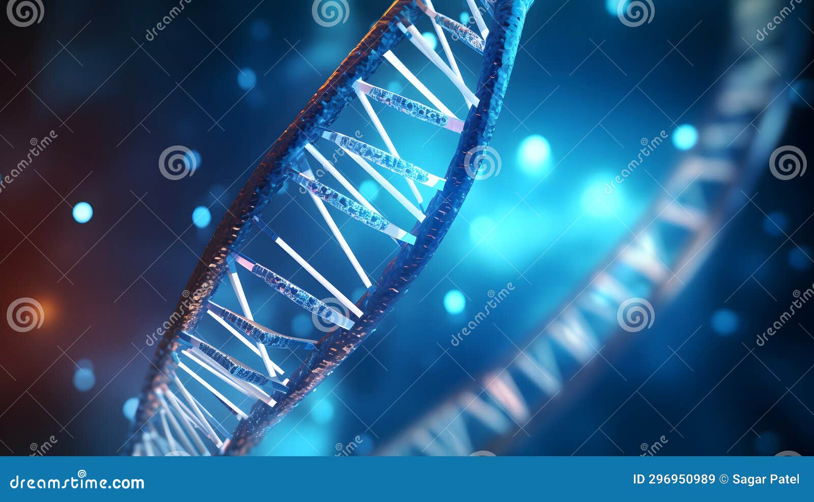 Science Biotechnology DNA Structure Stock Illustration - Illustration ...