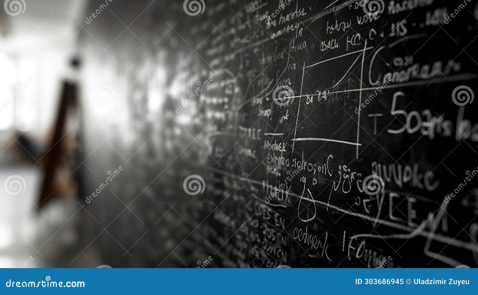 Science Blackboard Background Stock Image - Image of seamless ...