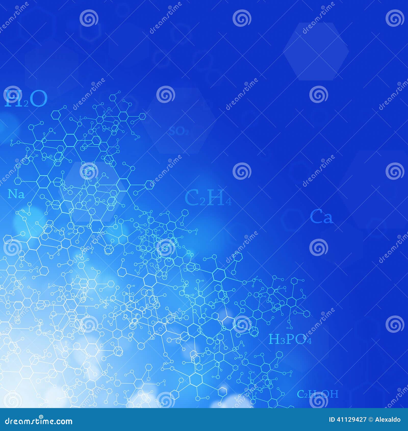 Science Blue Background stock illustration. Illustration of medicine ...