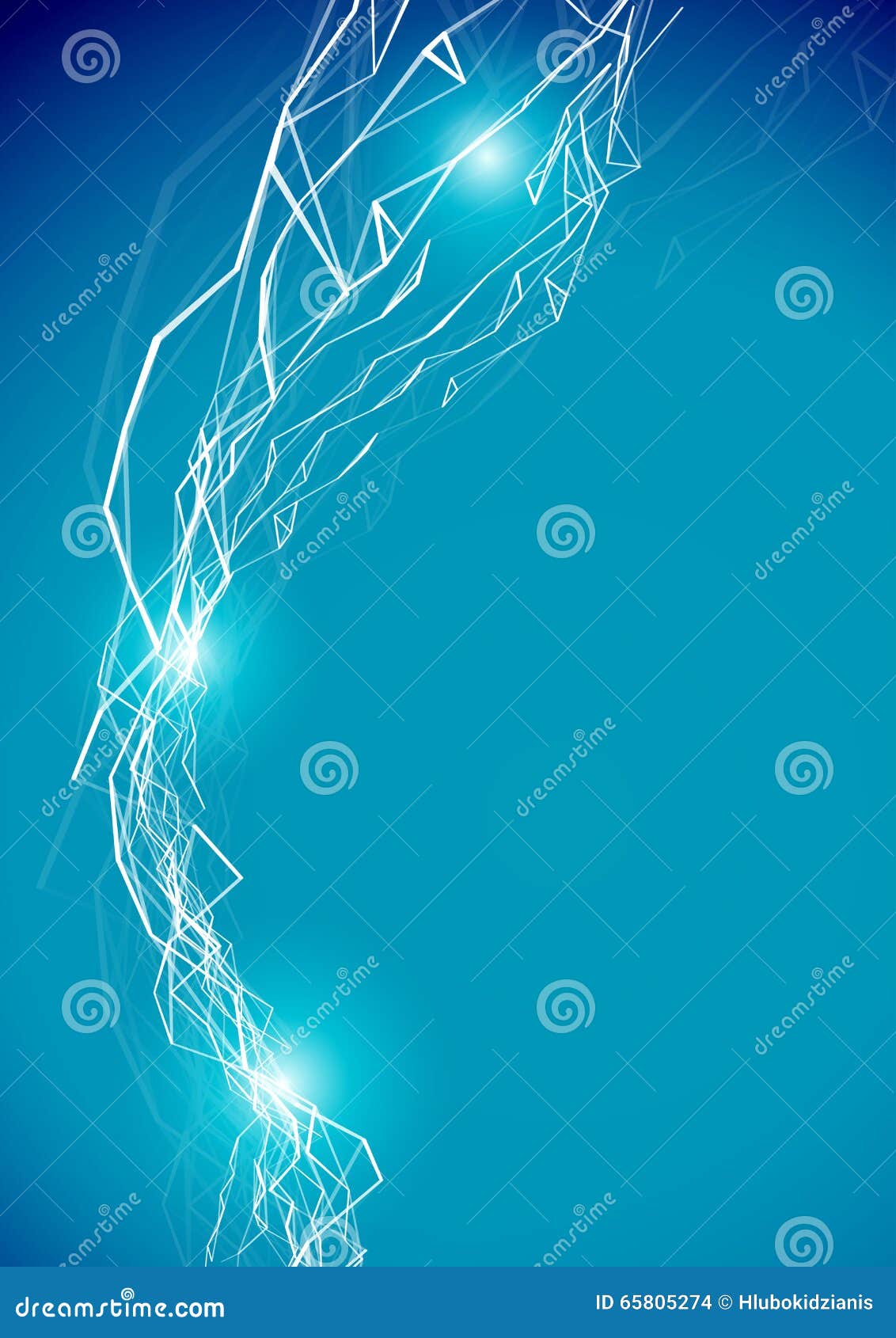 Science blue background stock vector. Illustration of abstract - 65805274