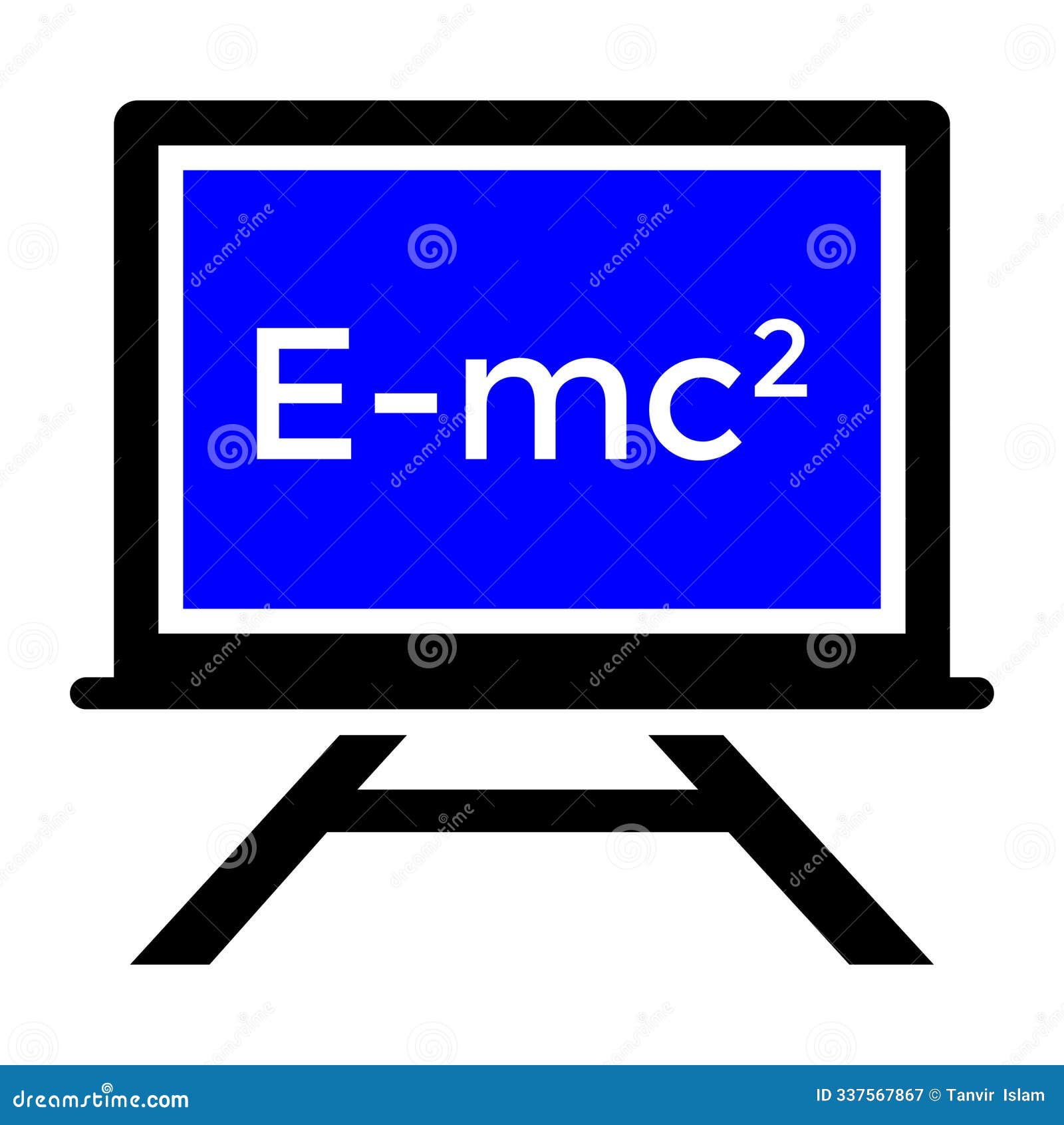 Science Board Vector Icon stock illustration. Illustration of school ...