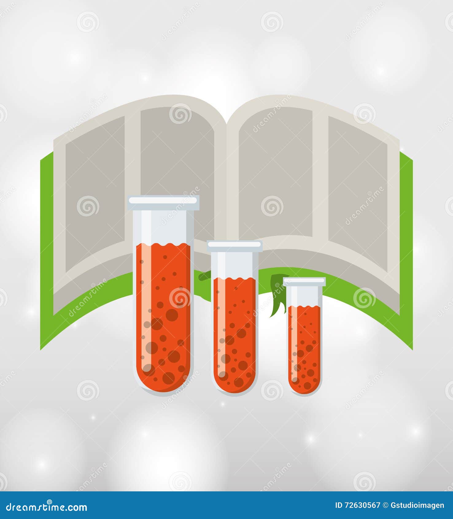 Science book design stock illustration. Illustration of object - 72630567