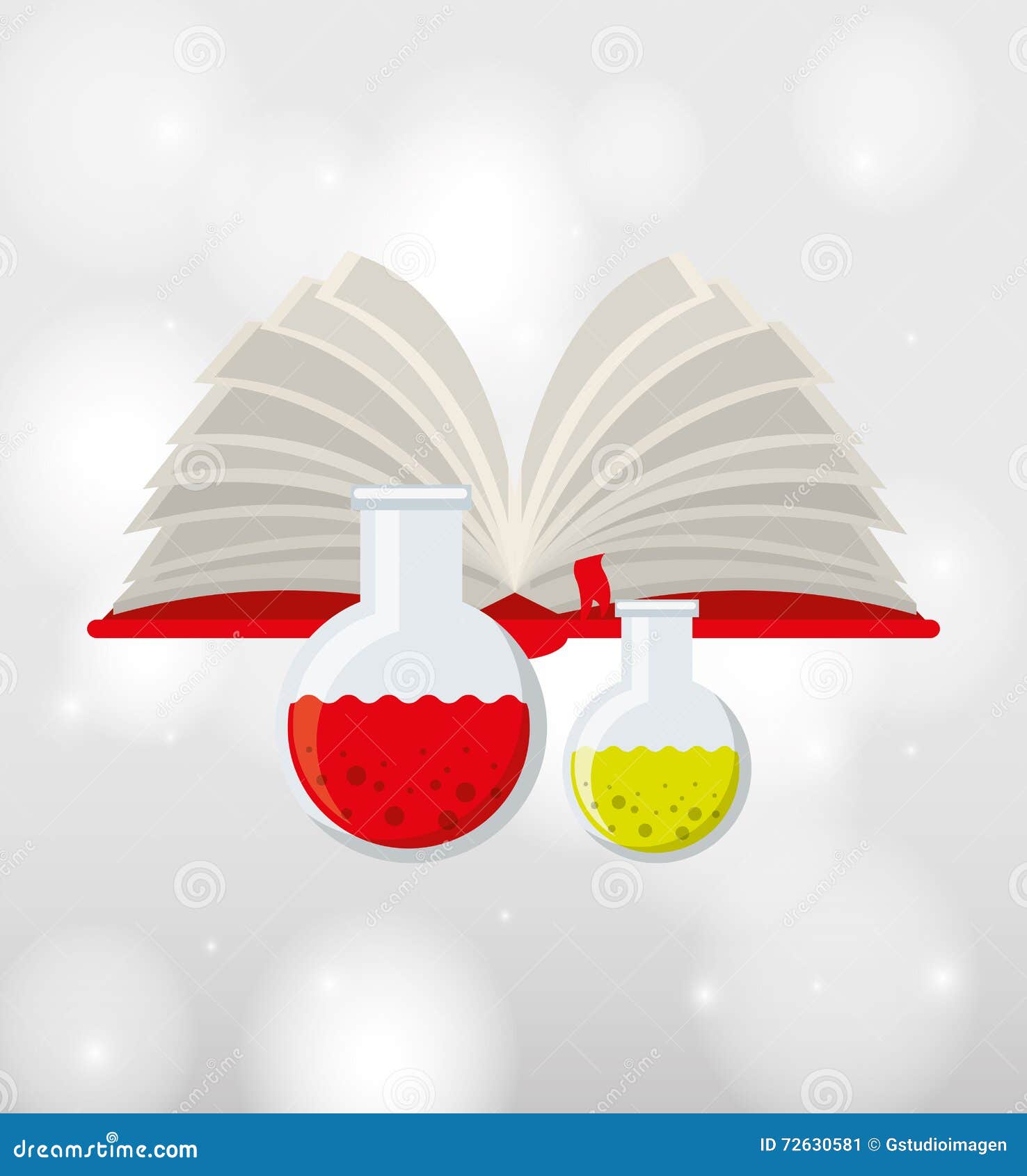 Science book design stock illustration. Illustration of technology ...