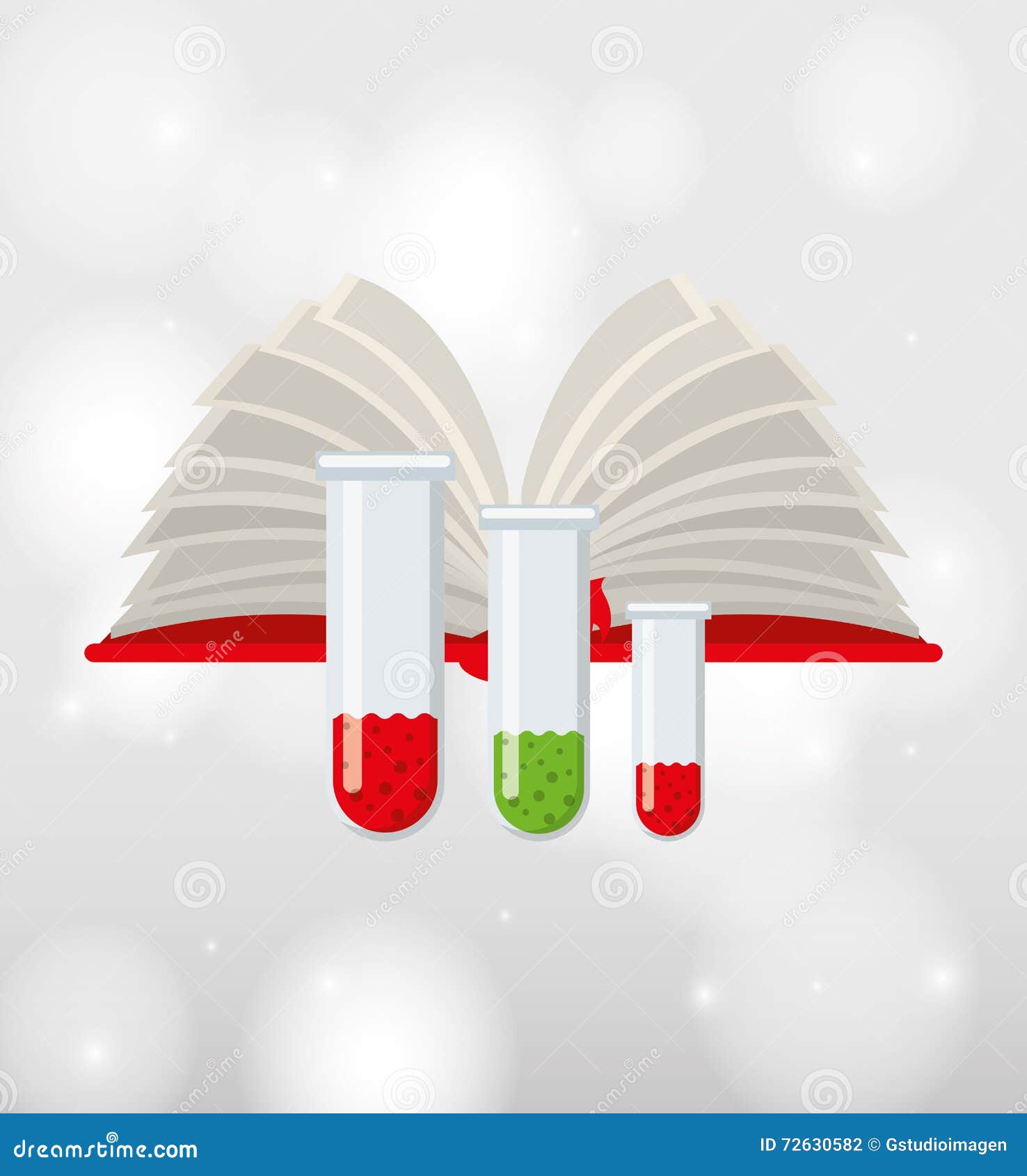 Science book design stock illustration. Illustration of object - 72630582