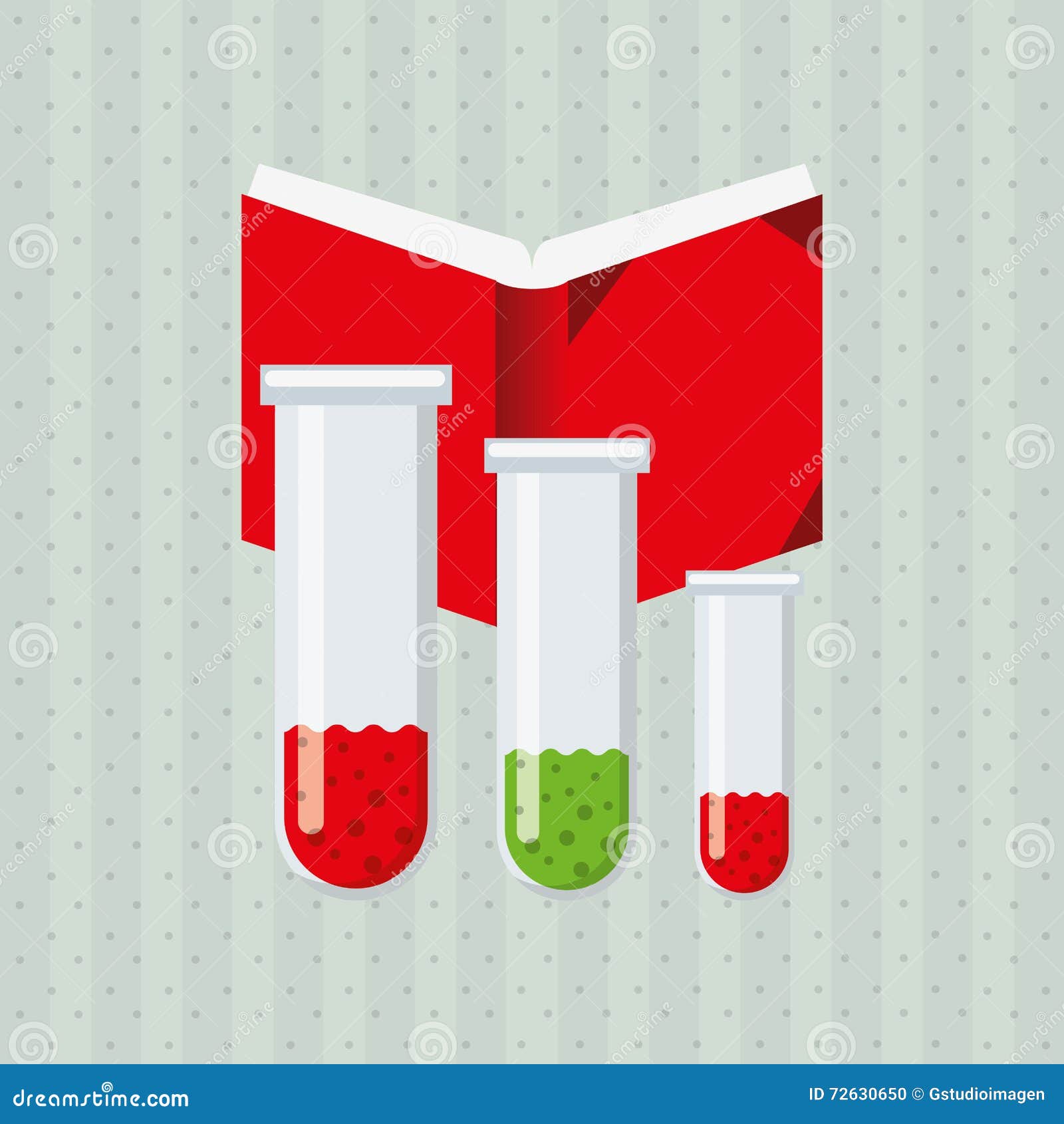 Science book design stock illustration. Illustration of object - 72630650