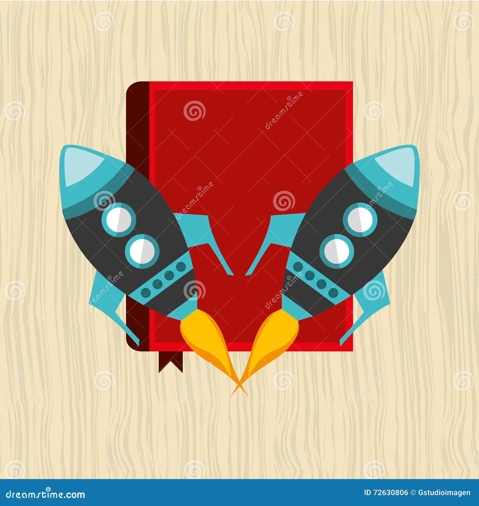 Science book design stock illustration. Illustration of page - 72630806