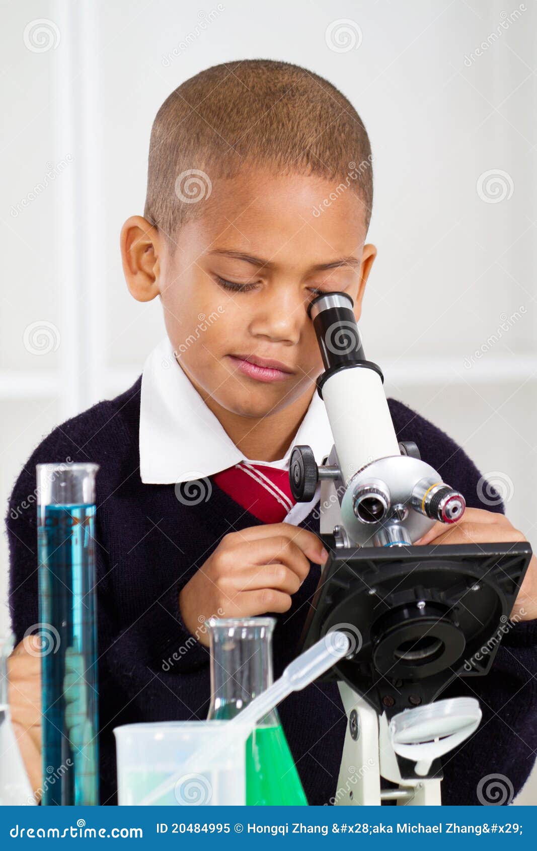 Science boy stock image. Image of concentrating, child - 20484995