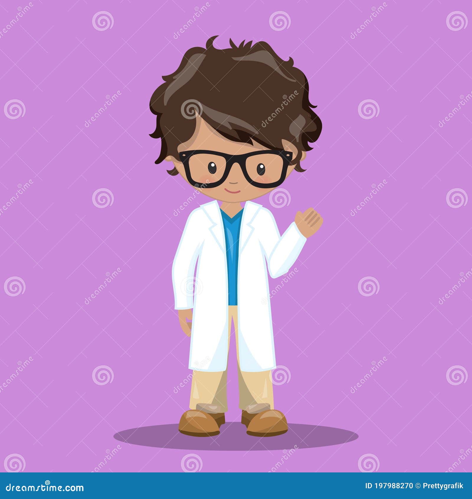 SCIENCE BOY BLACK 04 stock vector. Illustration of science - 197988270