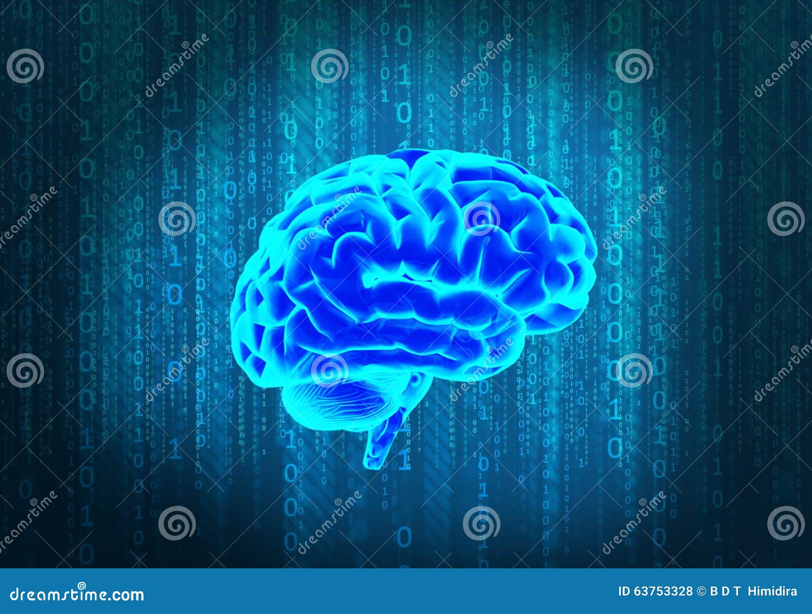 Science and the brain stock illustration. Illustration of psychology ...