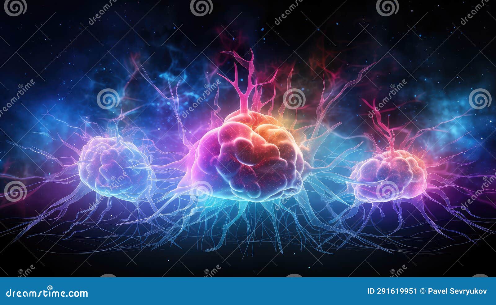Science brain synapse scan stock illustration. Illustration of abstract ...
