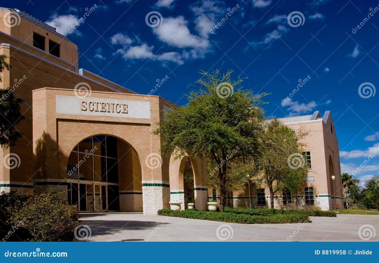 Science Building on University Campus Stock Photo - Image of learning ...