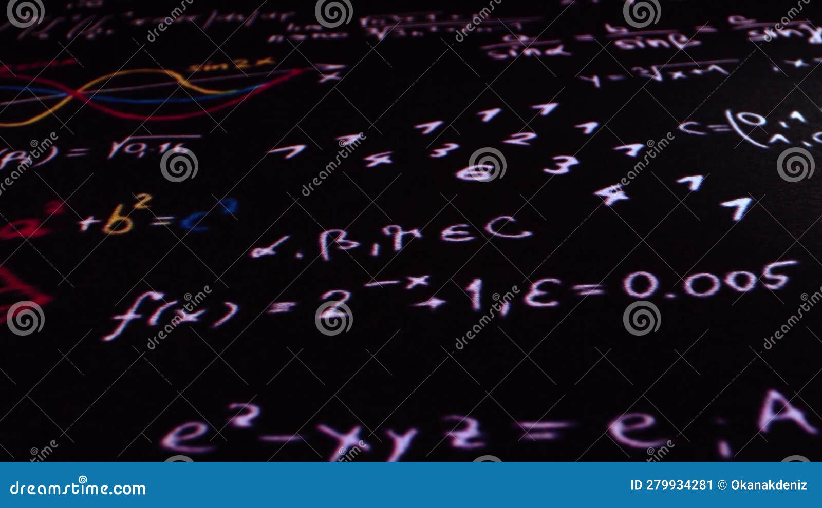 Science Calculation Physics Math and Chemisrty Formulas Background ...