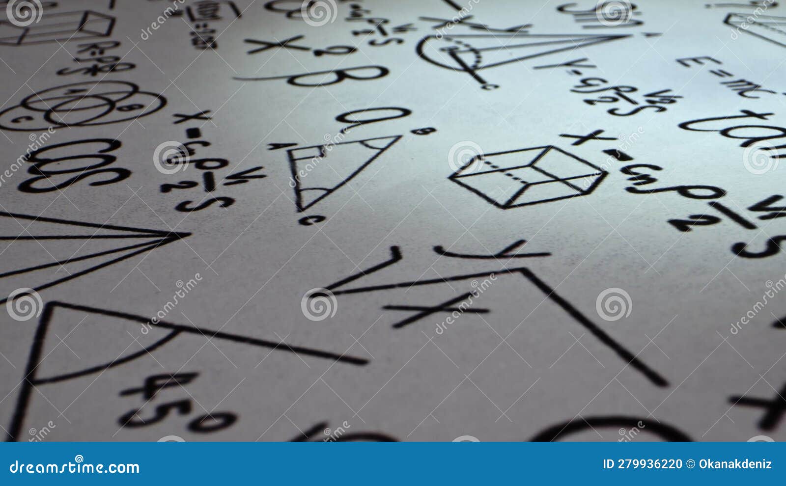 Science Calculation Physics Math and Chemisrty Formulas Background ...