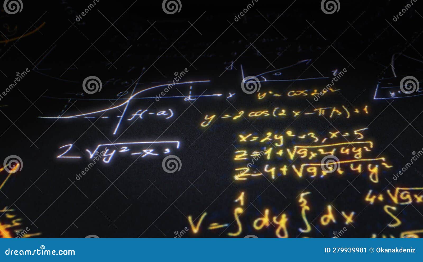 Science Calculation Physics Math and Chemisrty Formulas Background ...