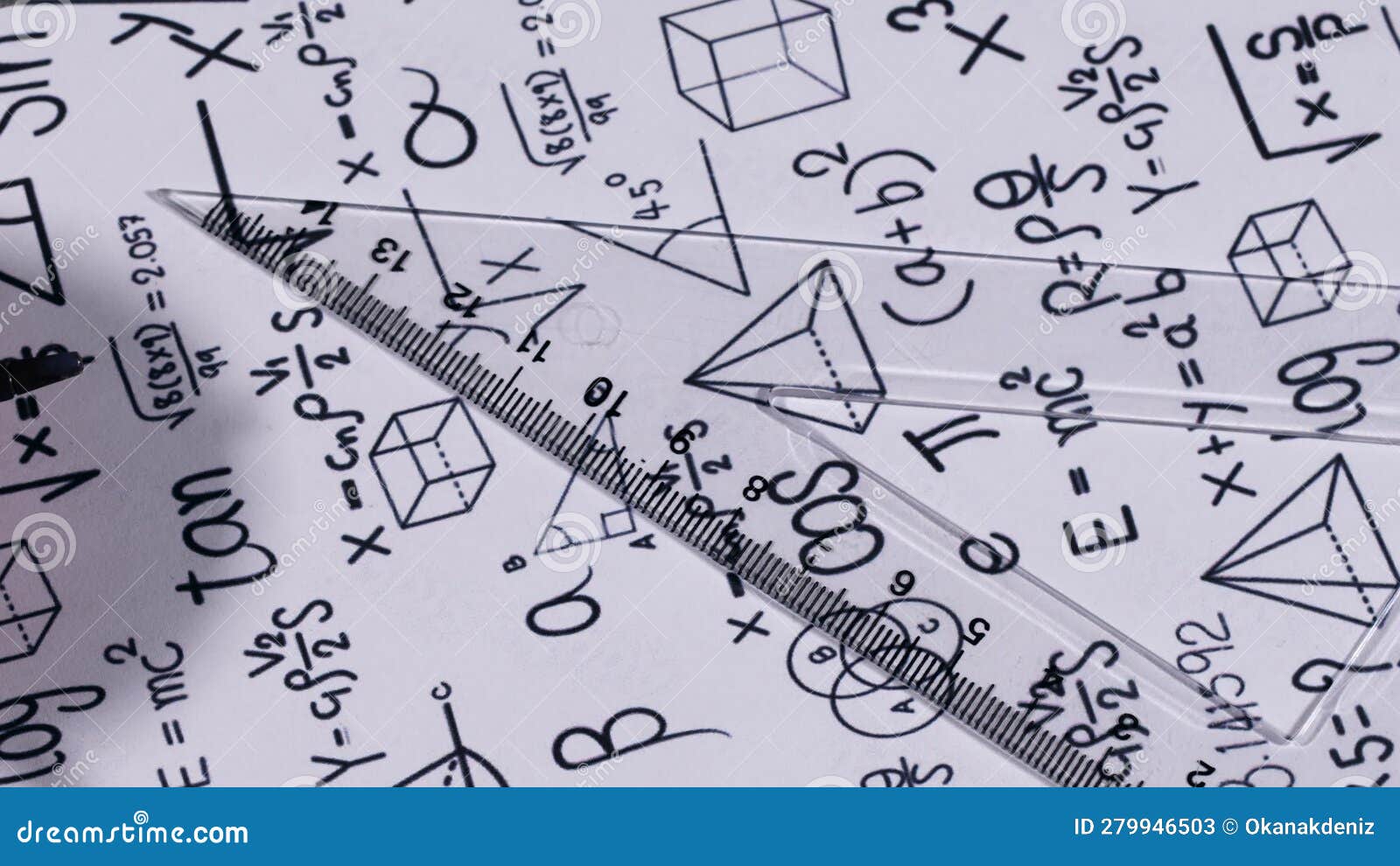 Science Calculation Physics Math and Chemisrty Formulas Background ...