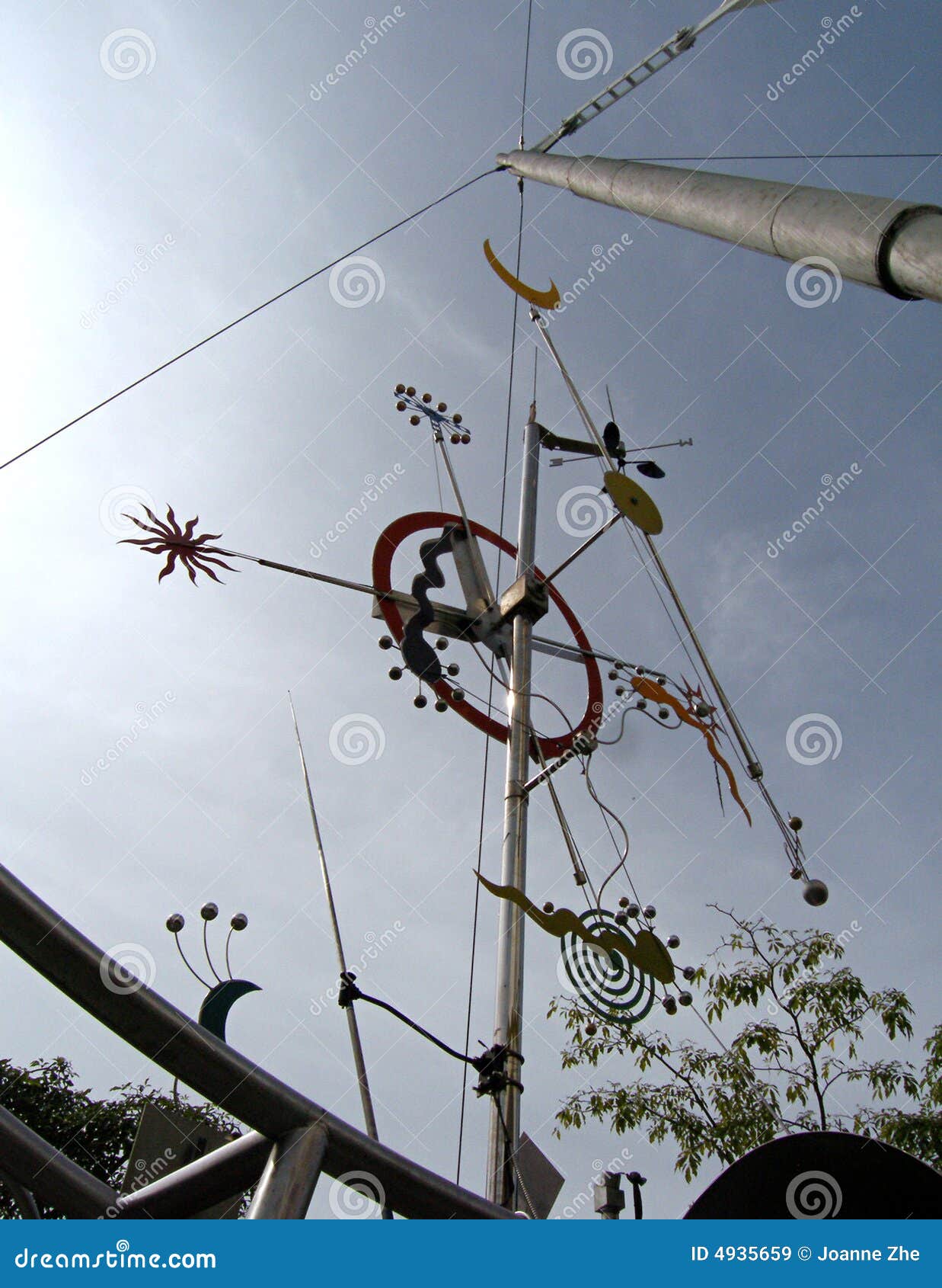 Science Centre Weather Instrument Display Stock Image - Image of clean ...