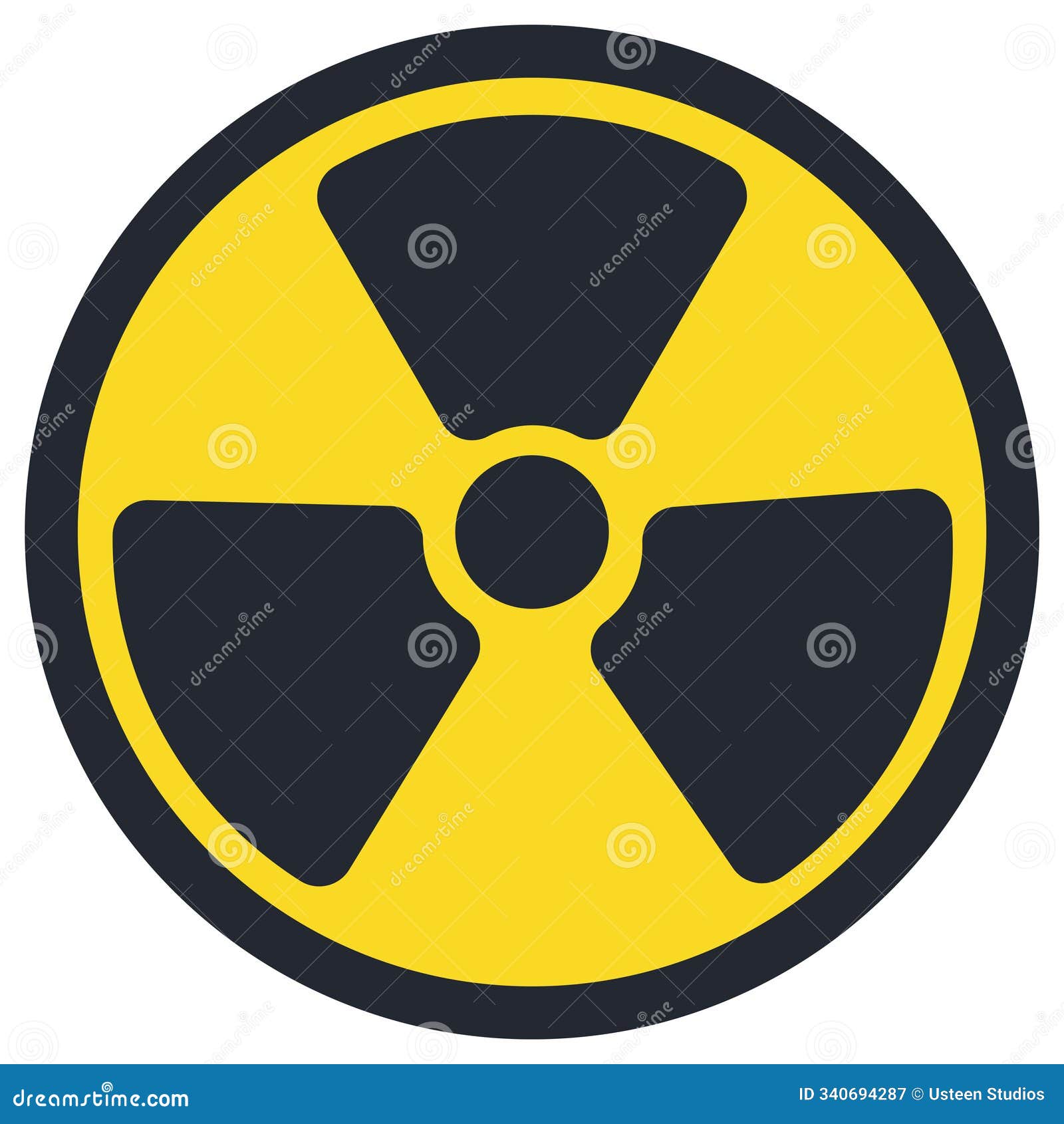 Versatile Radioactive Symbol Vector - Nuclear Energy Symbol Stock ...