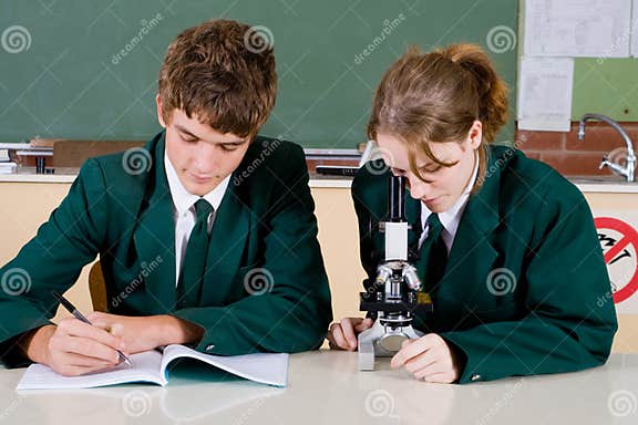 Science class stock image. Image of desk, blackboard, education - 9718165