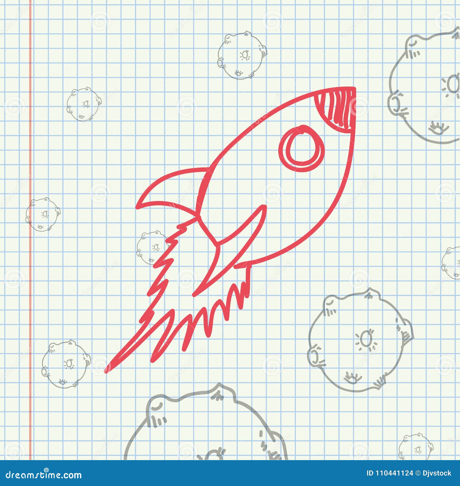 Science Class and School Scribbles Stock Vector - Illustration of ...