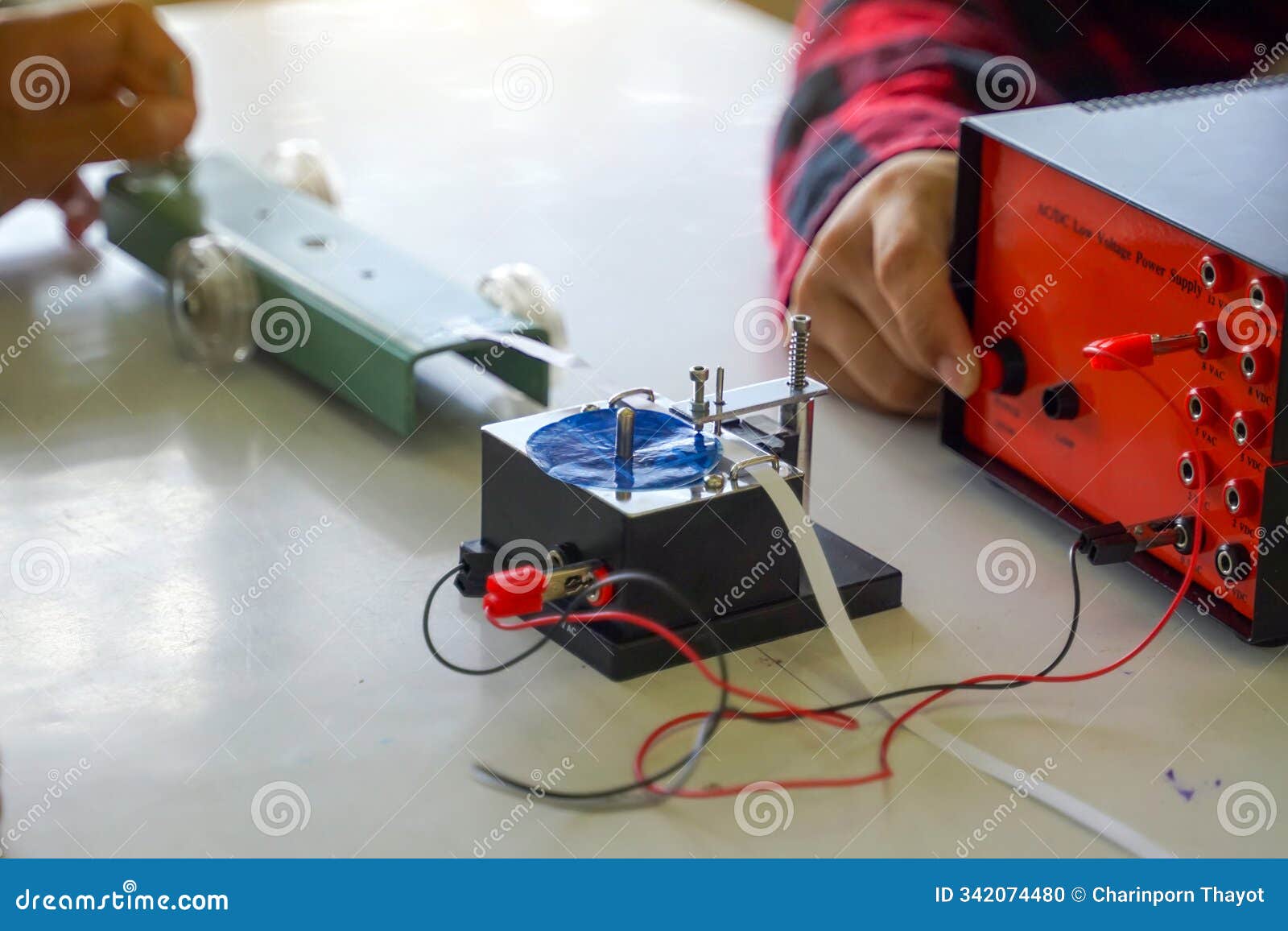 A Physics Experiment On Equilibrium Of Three Forces, Angles Measured By ...