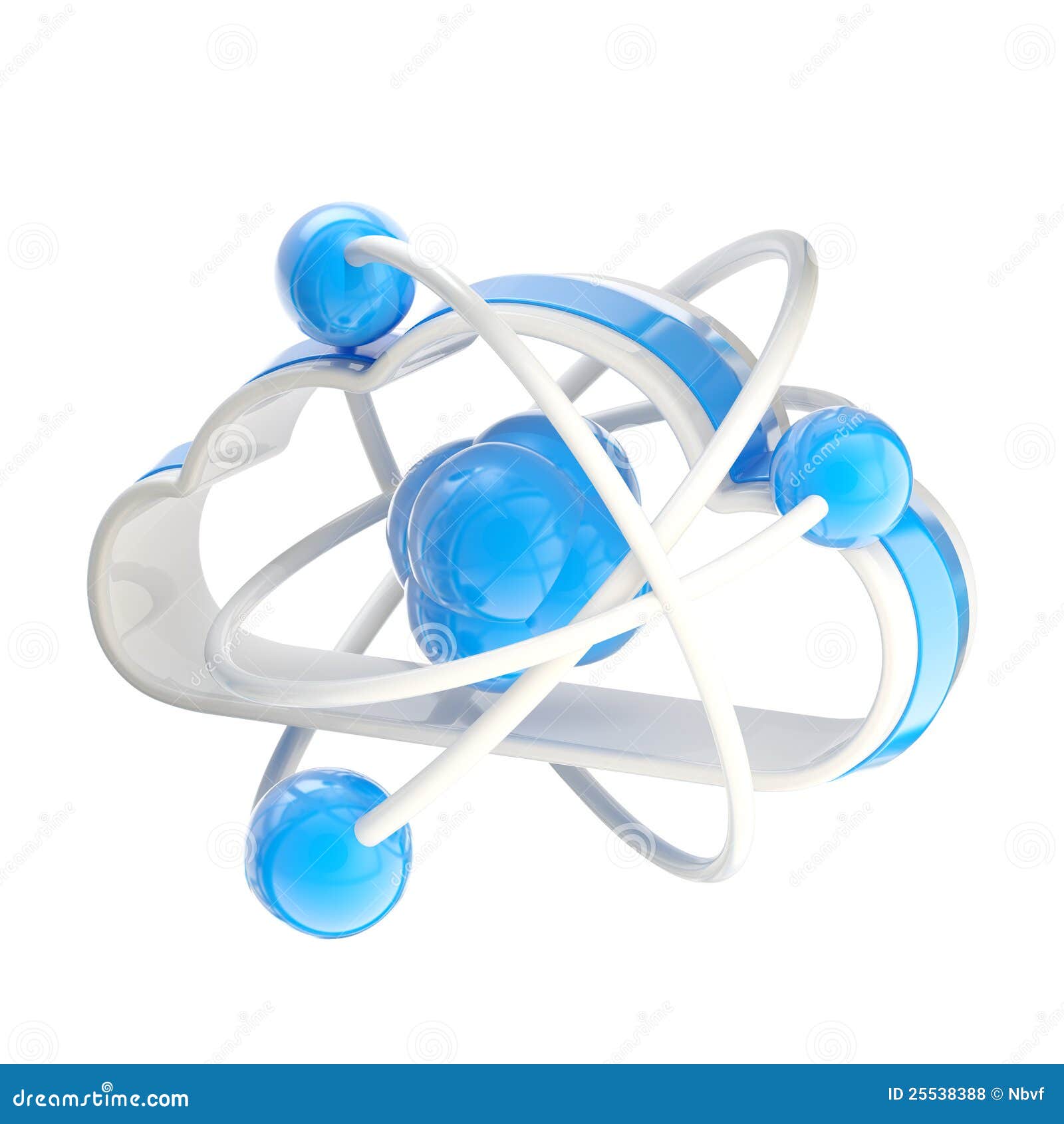 Science and Cloud Technology Icon Stock Illustration - Illustration of ...