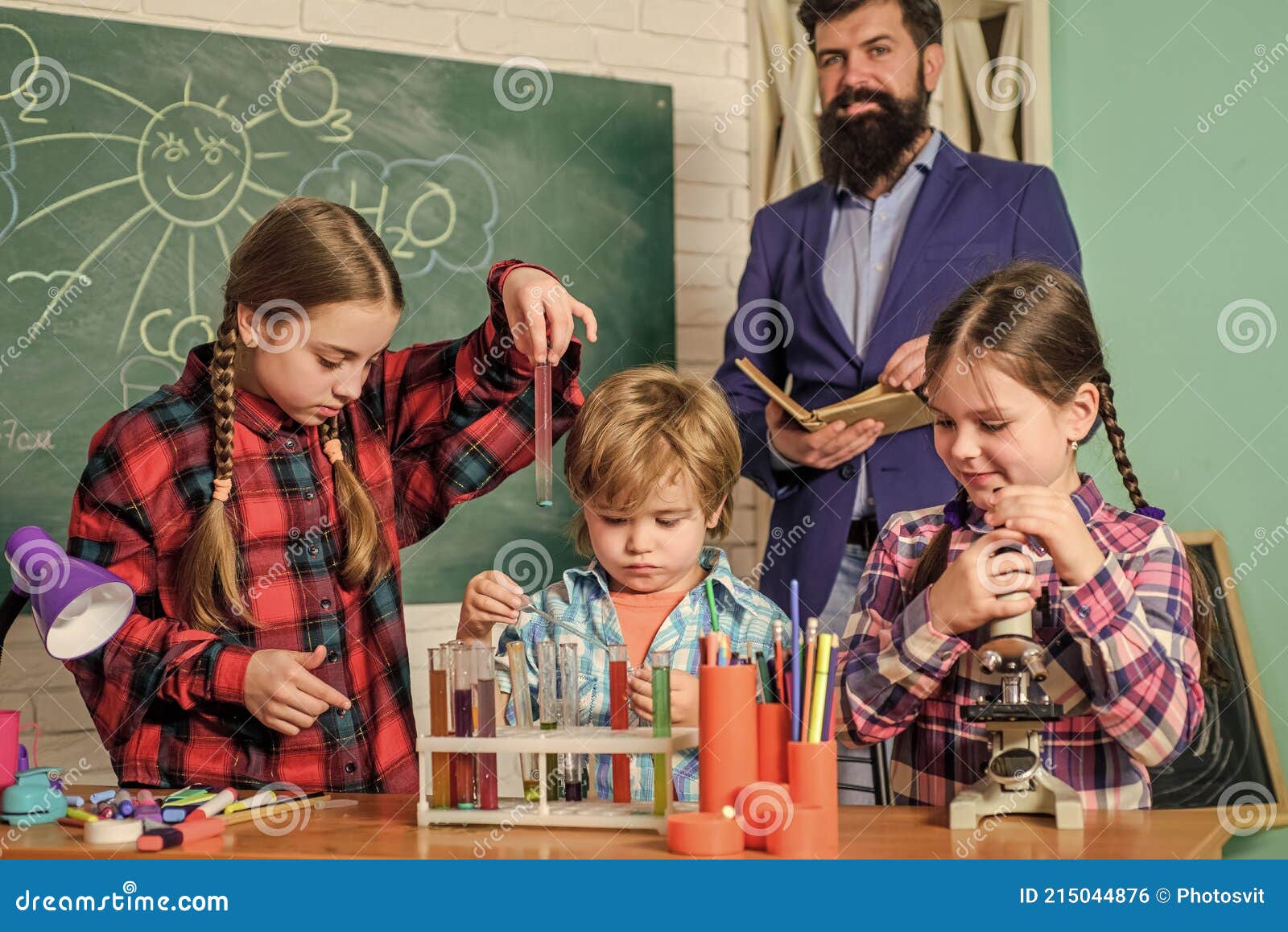 Basic Knowledge Primary School Education. Happy Childhood. Child Enjoy ...