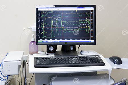 Science Computer in Hospital 2 Stock Photo - Image of display, tech ...