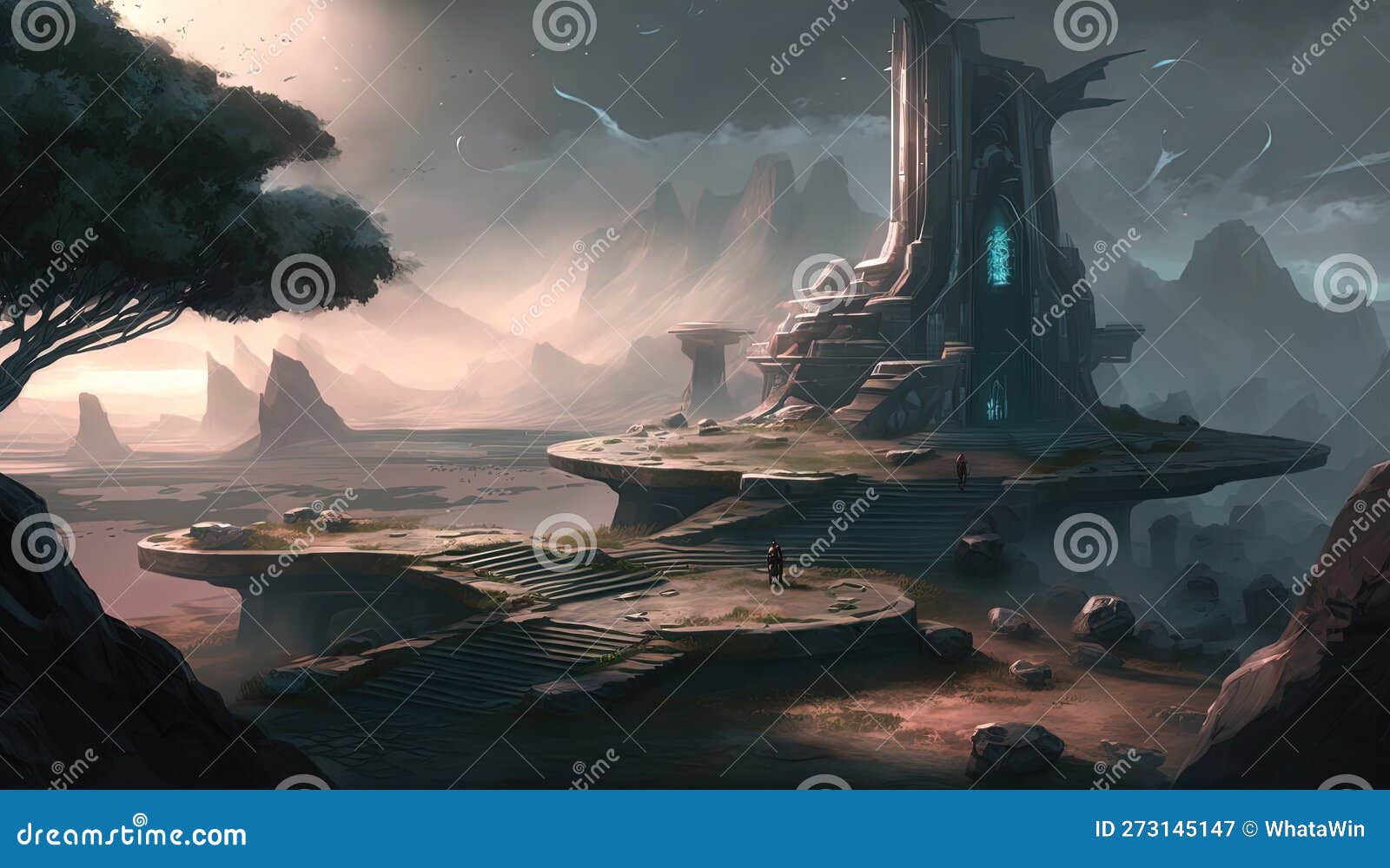 Science Concept Art. Ai Generative Abbildung Stock Abbildung ...