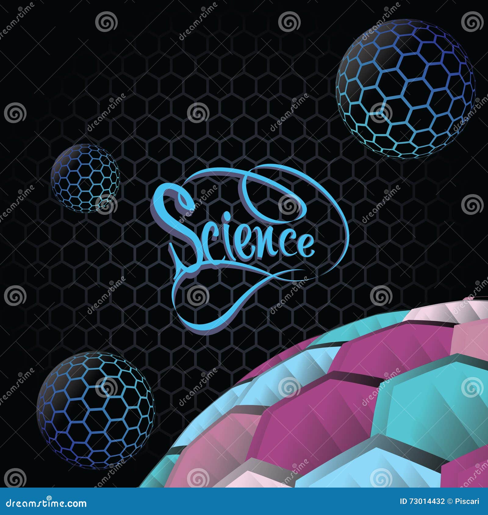 Science concept background stock vector. Illustration of biotechnology ...