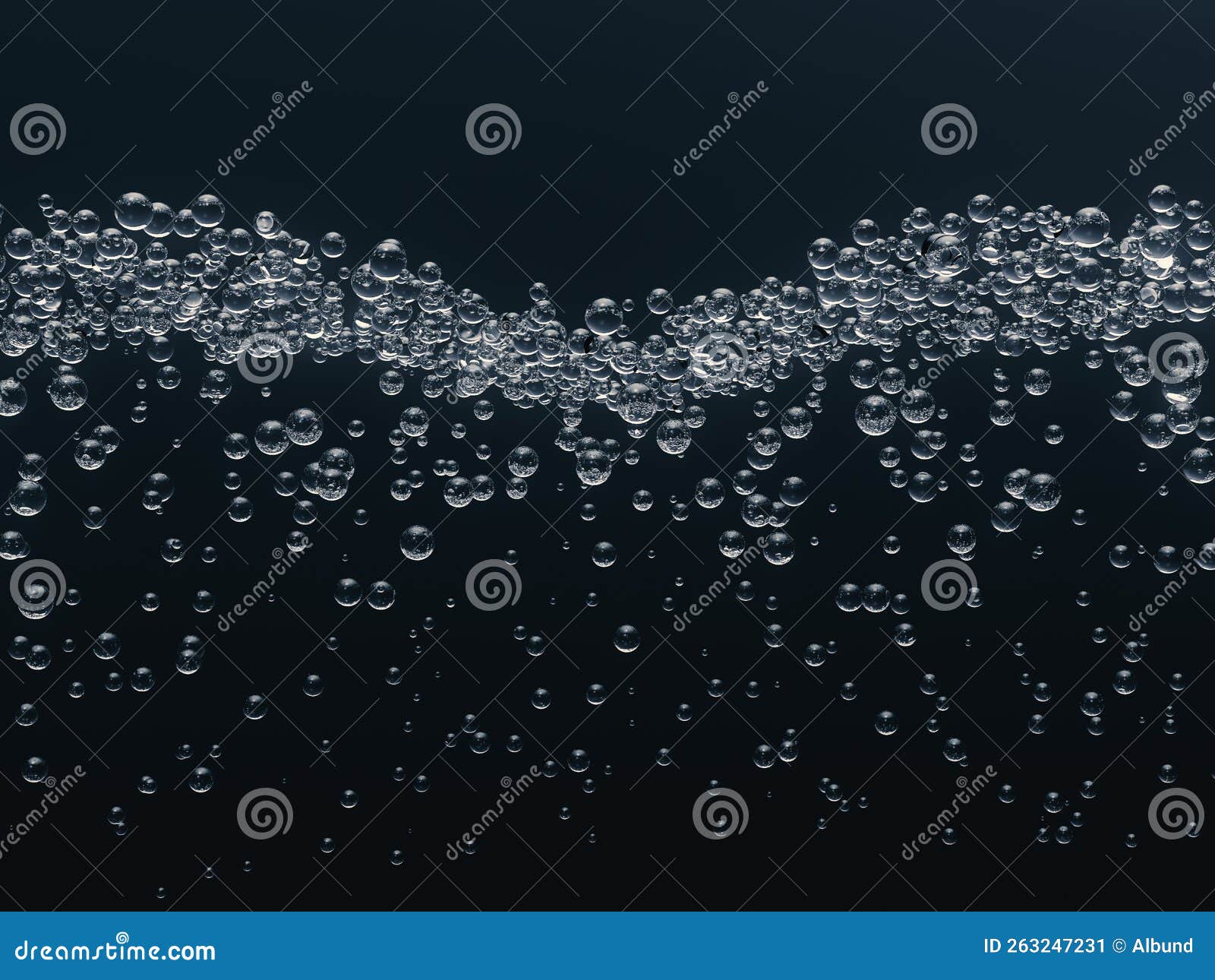 Molecules Under Surface Gather Stock Illustration - Illustration of ...