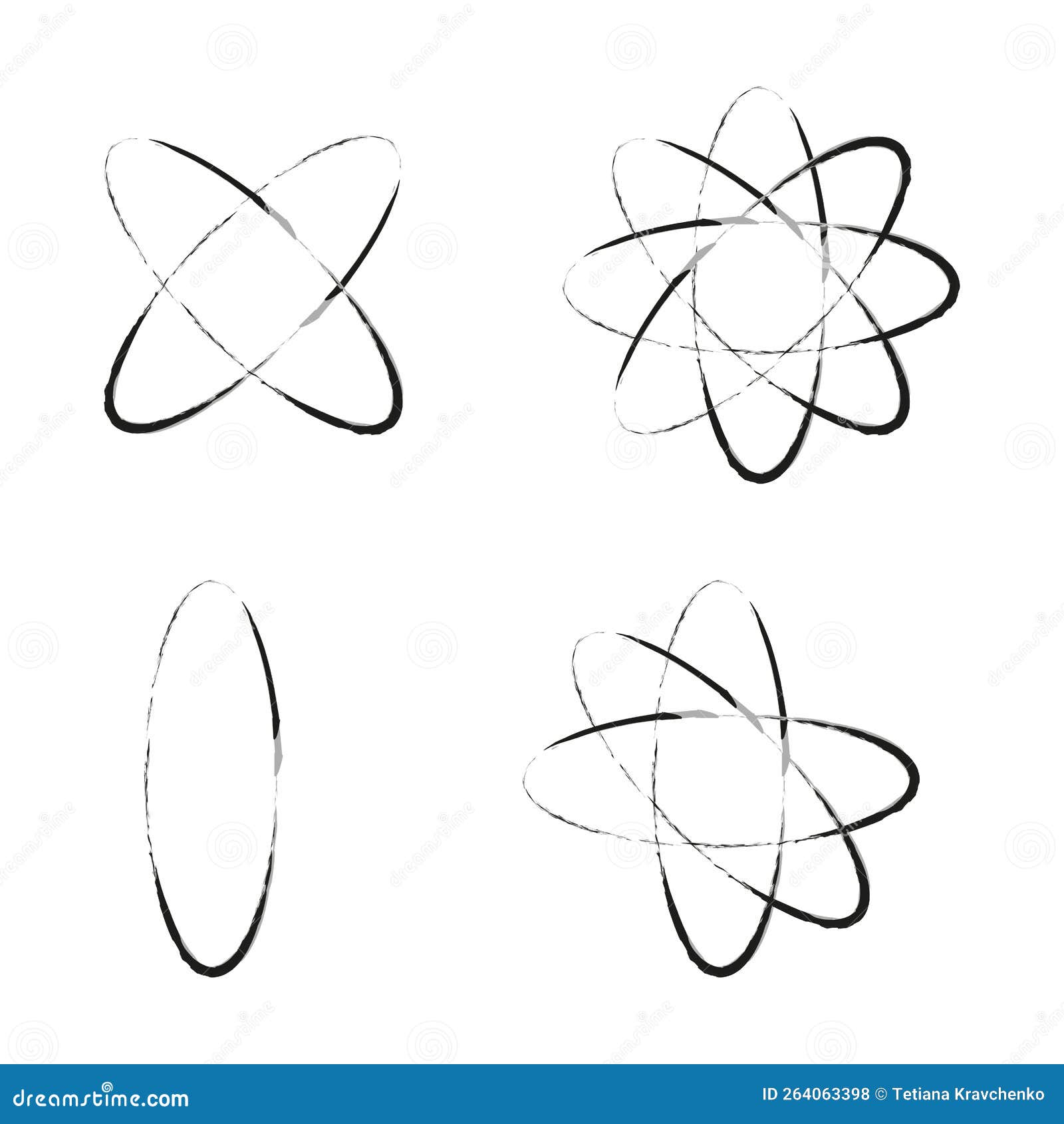 Science for Concept Design. Geometric Shape. Round Shape. Vector ...
