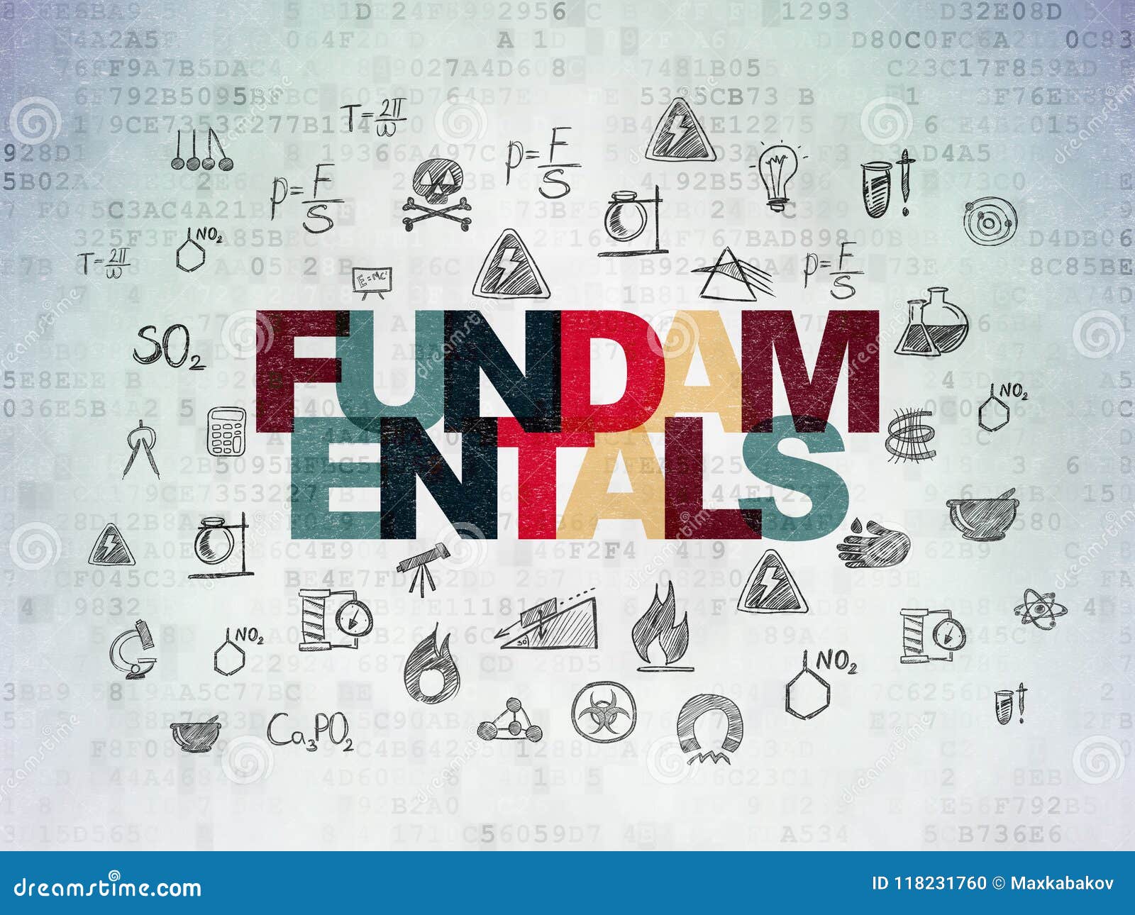 Science Concept: Fundamentals on Digital Data Paper Background Stock ... Science Concept: Fundamentals on Digital Data Paper Background Stock ...