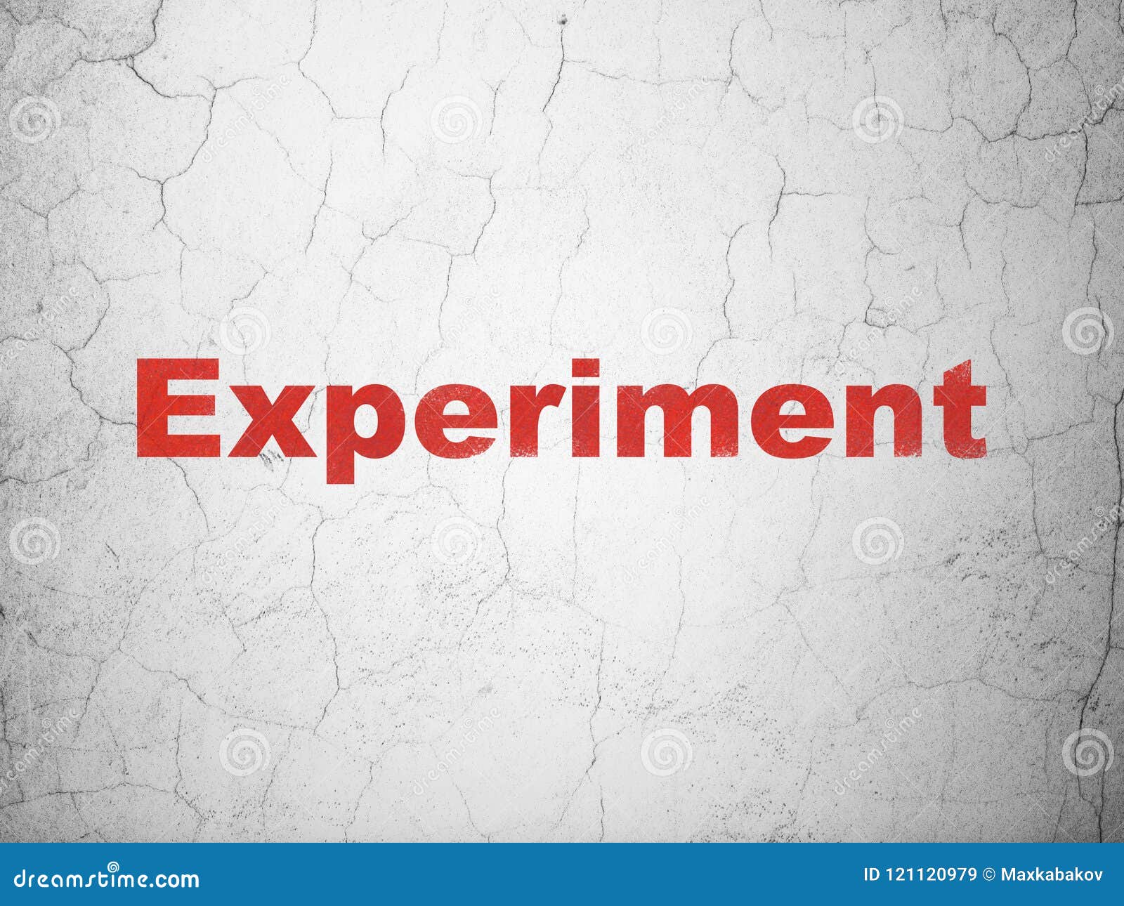 Science Concept: Experiment on Wall Background Stock Illustration ...