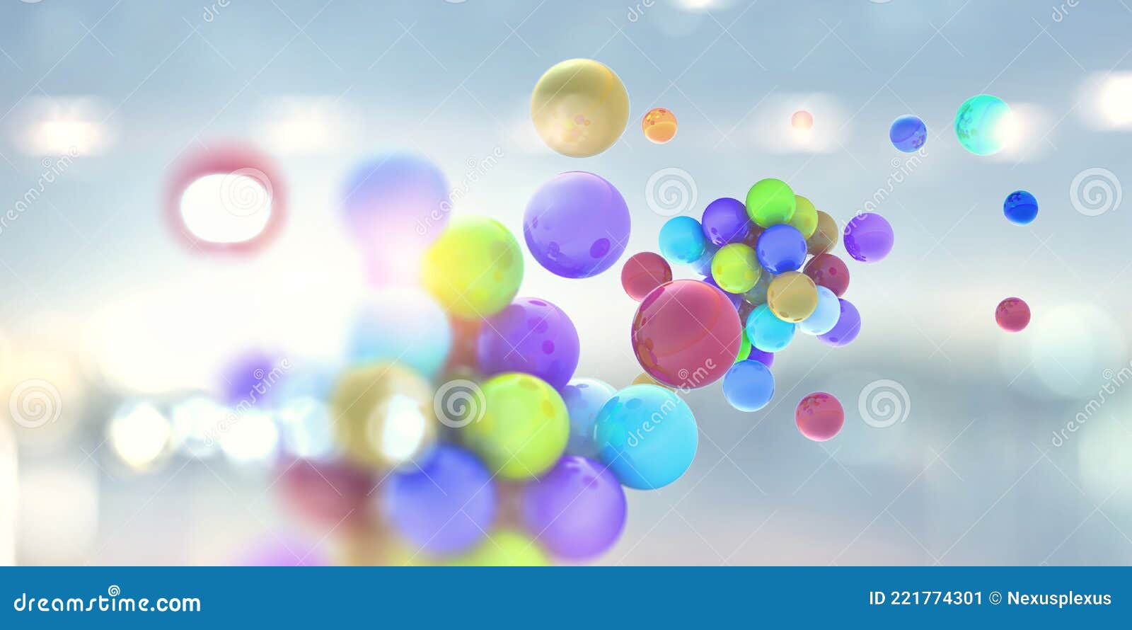 Science Concept with Sphere Model Stock Image - Image of pincers ...