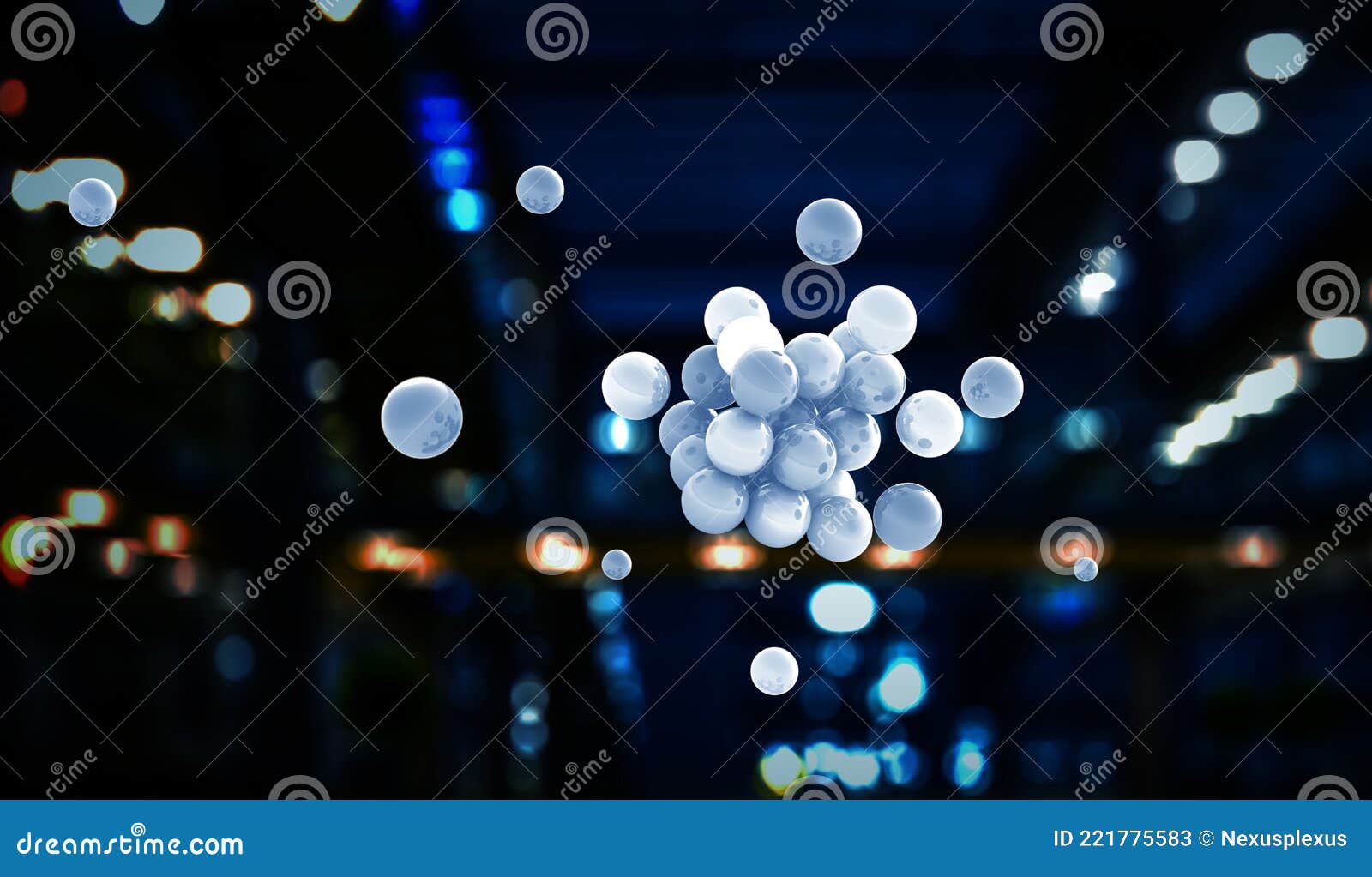 Science Concept with Sphere Model Stock Image - Image of exposure ...