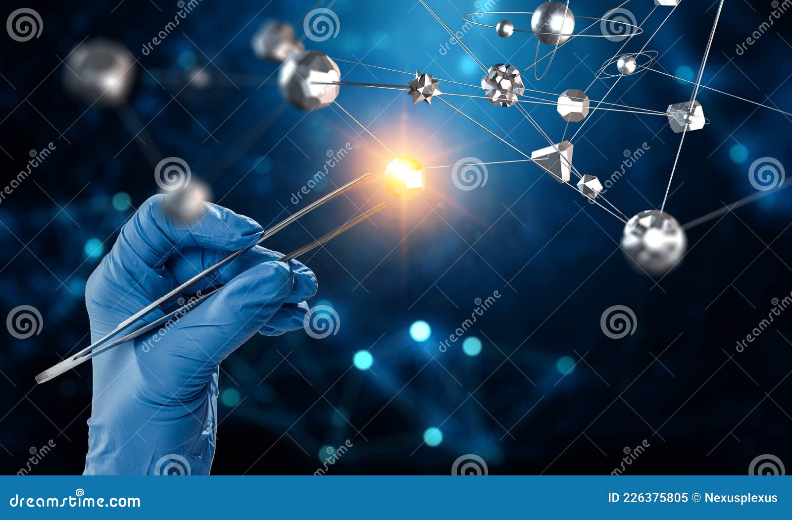 Science Concept with Sphere Model Stock Image - Image of brainstorming ...