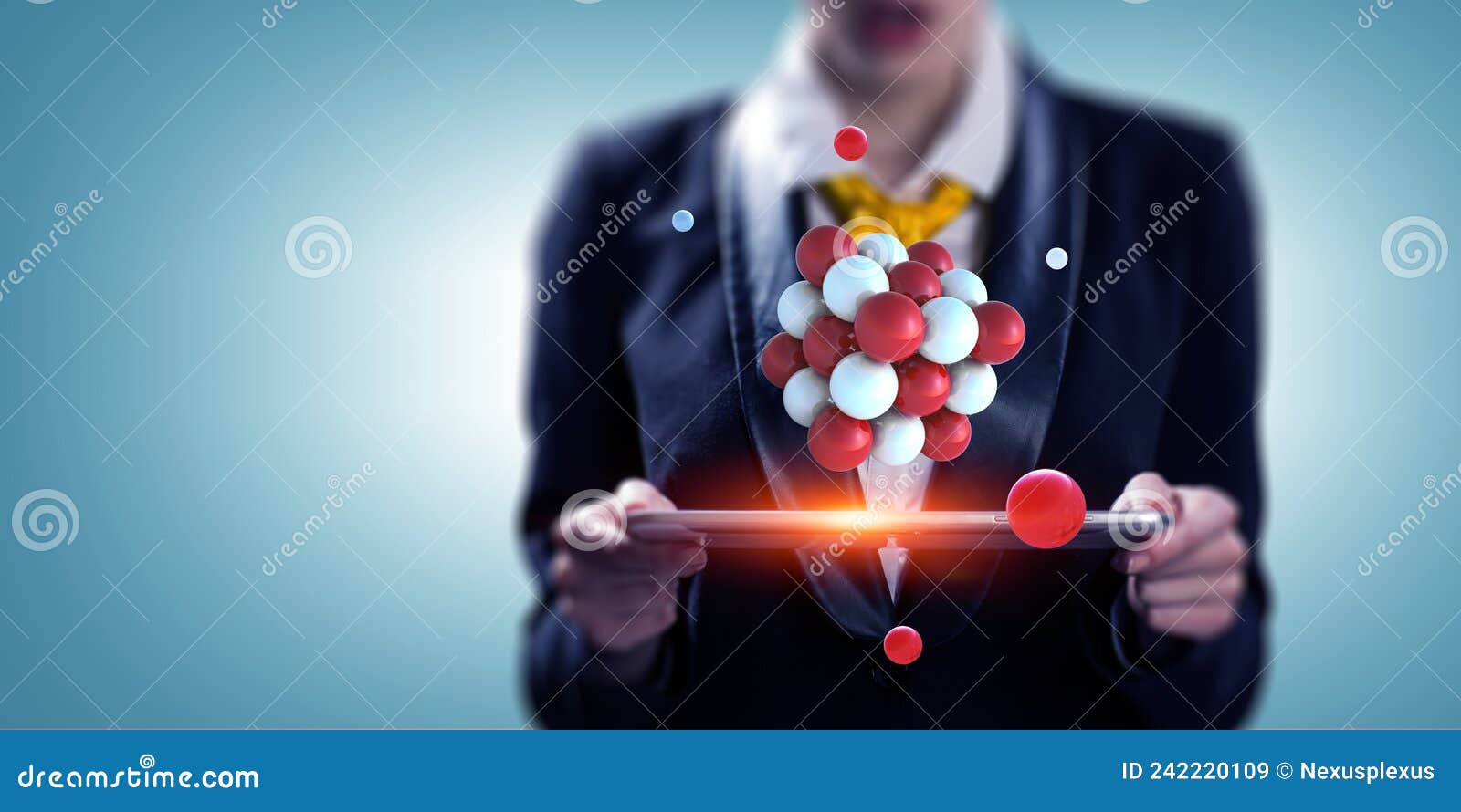 Science Concept with Sphere Model Stock Image - Image of idea, concept ...