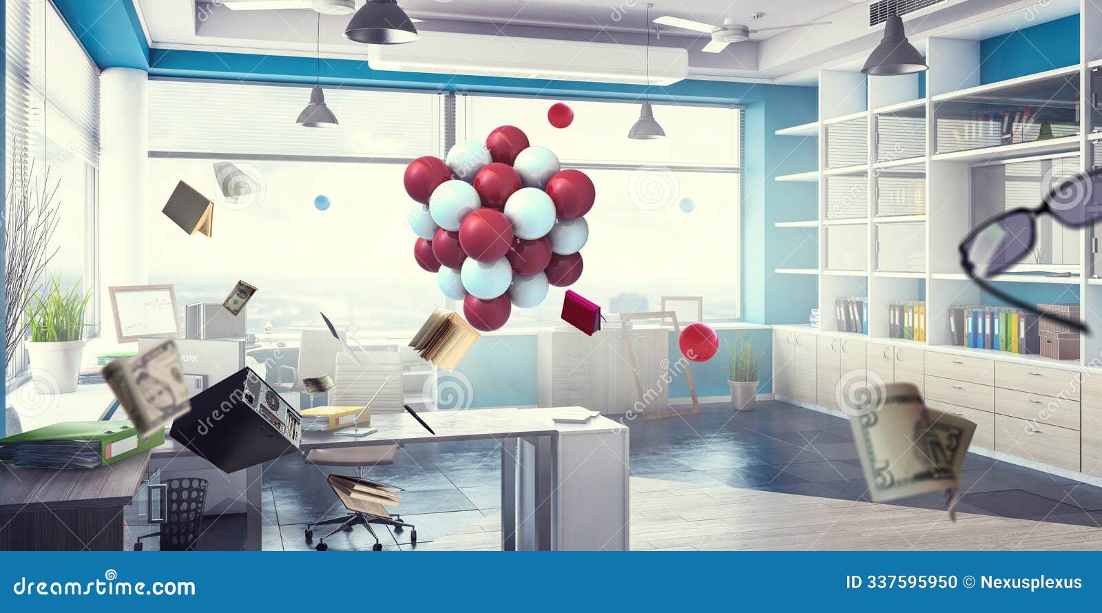 Science Concept with Sphere Model Stock Photo - Image of structure ...