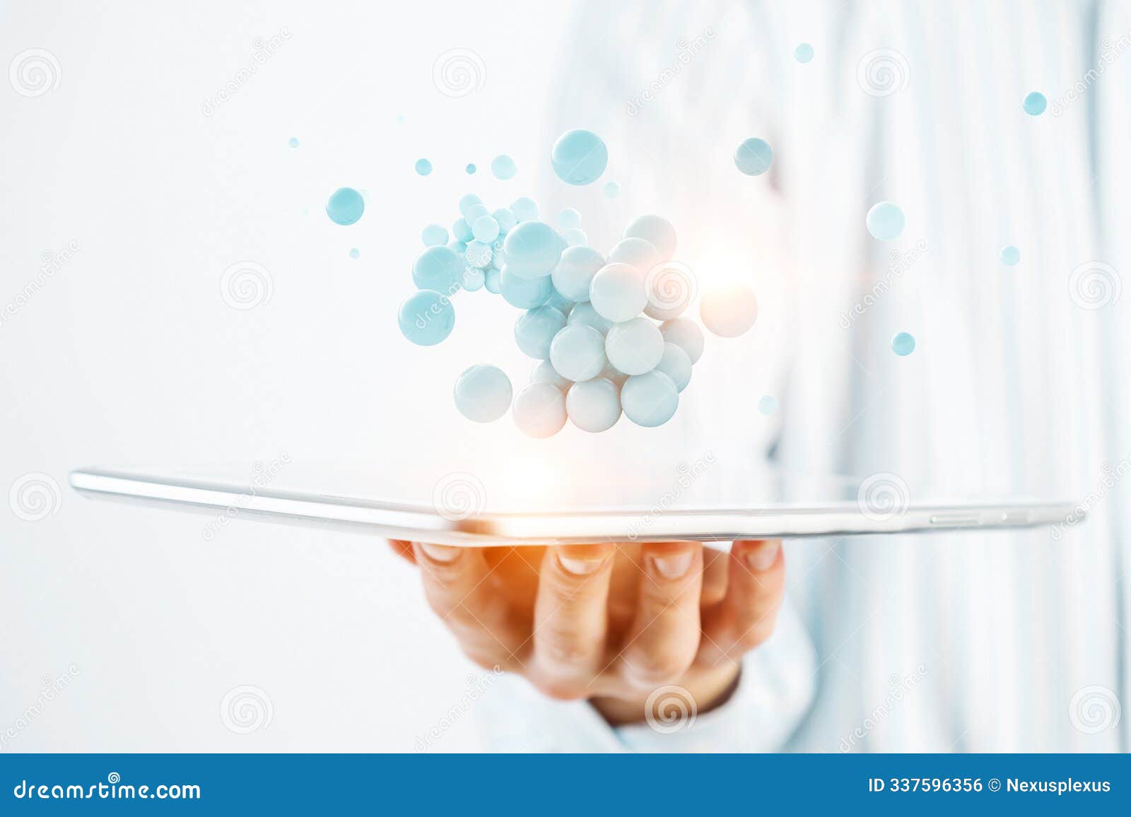 Science Concept with Sphere Model Stock Photo - Image of solve ...