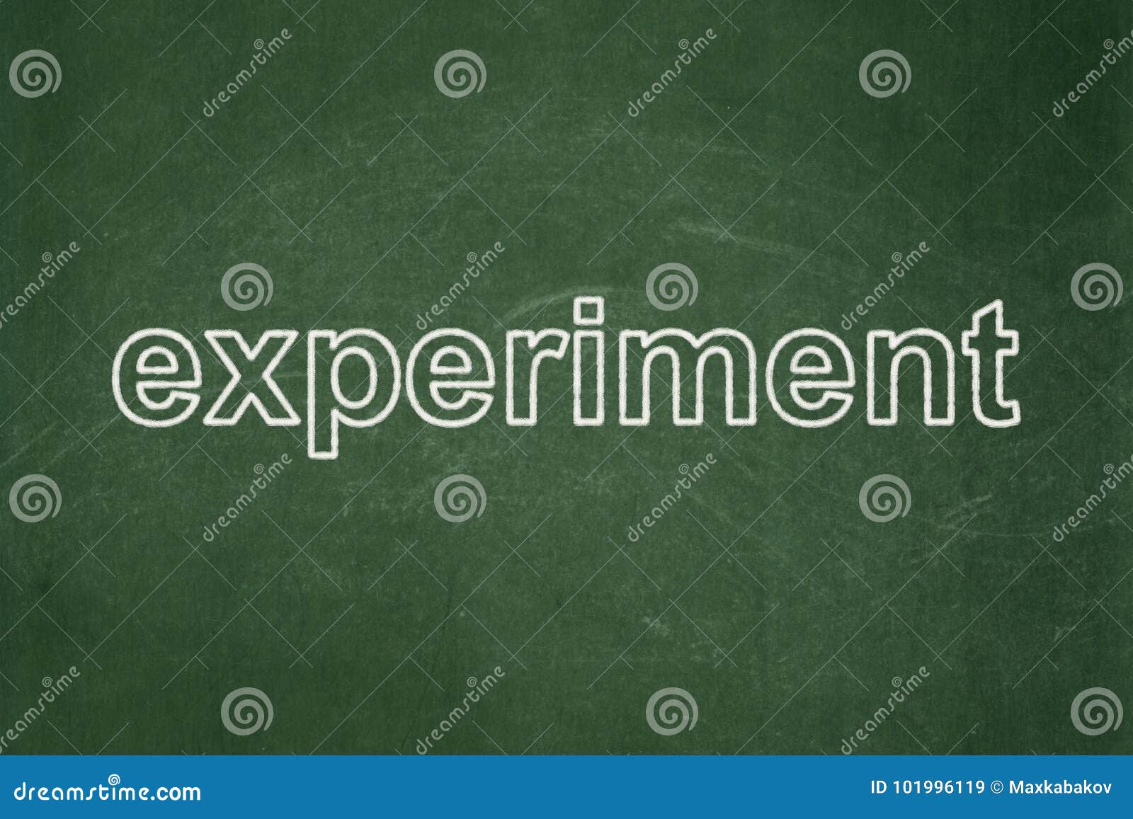 Science Concept: Experiment on Chalkboard Background Stock Illustration ...