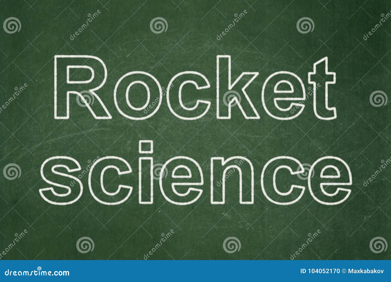 Science Concept: Rocket Science on Chalkboard Background Stock ...