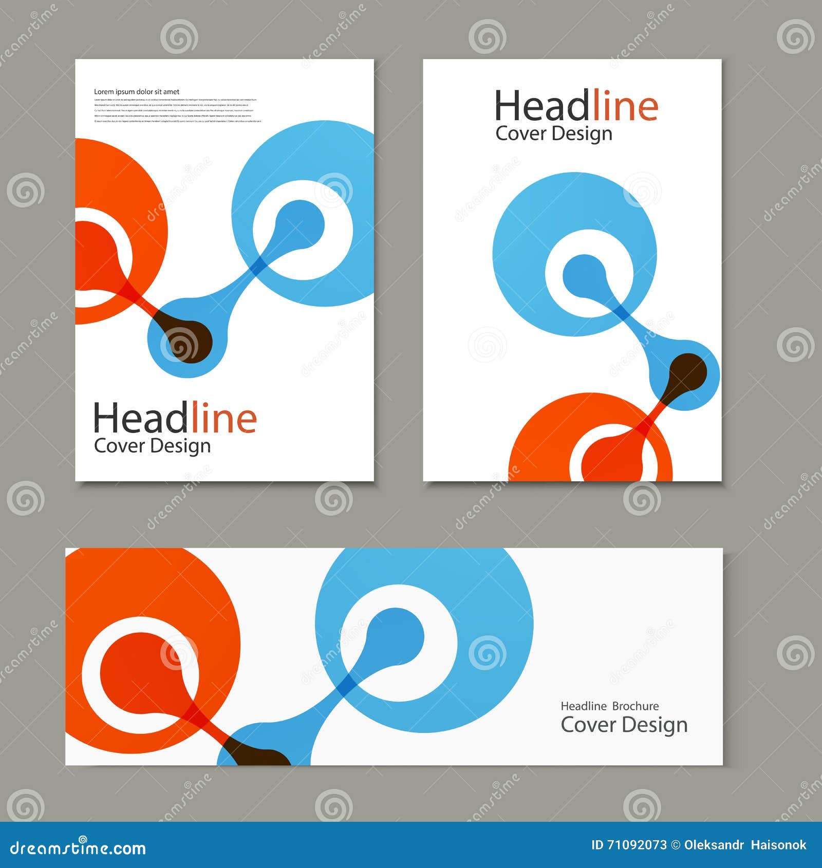 Science Cover Template Background with Molecules Stock Illustration ...